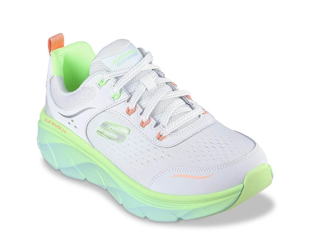 Skechers Relaxed Fit: D'lux Walker 2.0 Neon Sites Sneaker in Green | Lyst