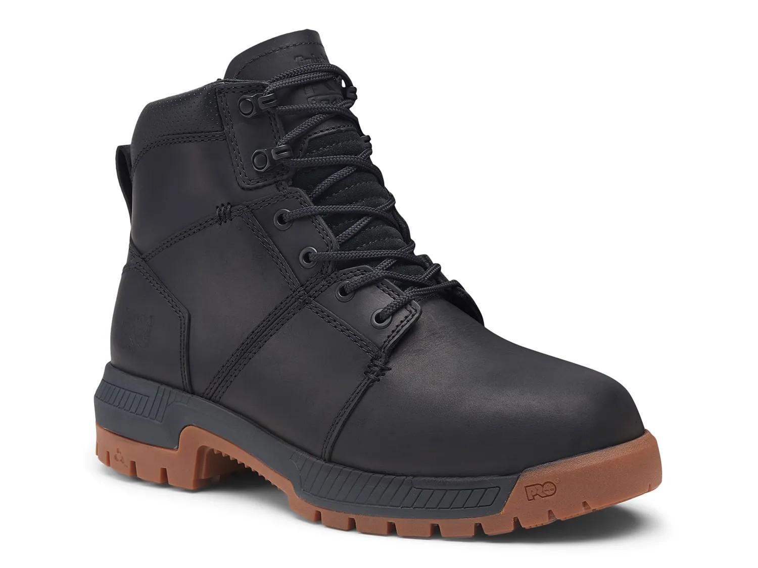 Timberland Montauk 6Inch Steel Toe Work Boot in Black for Men | Lyst
