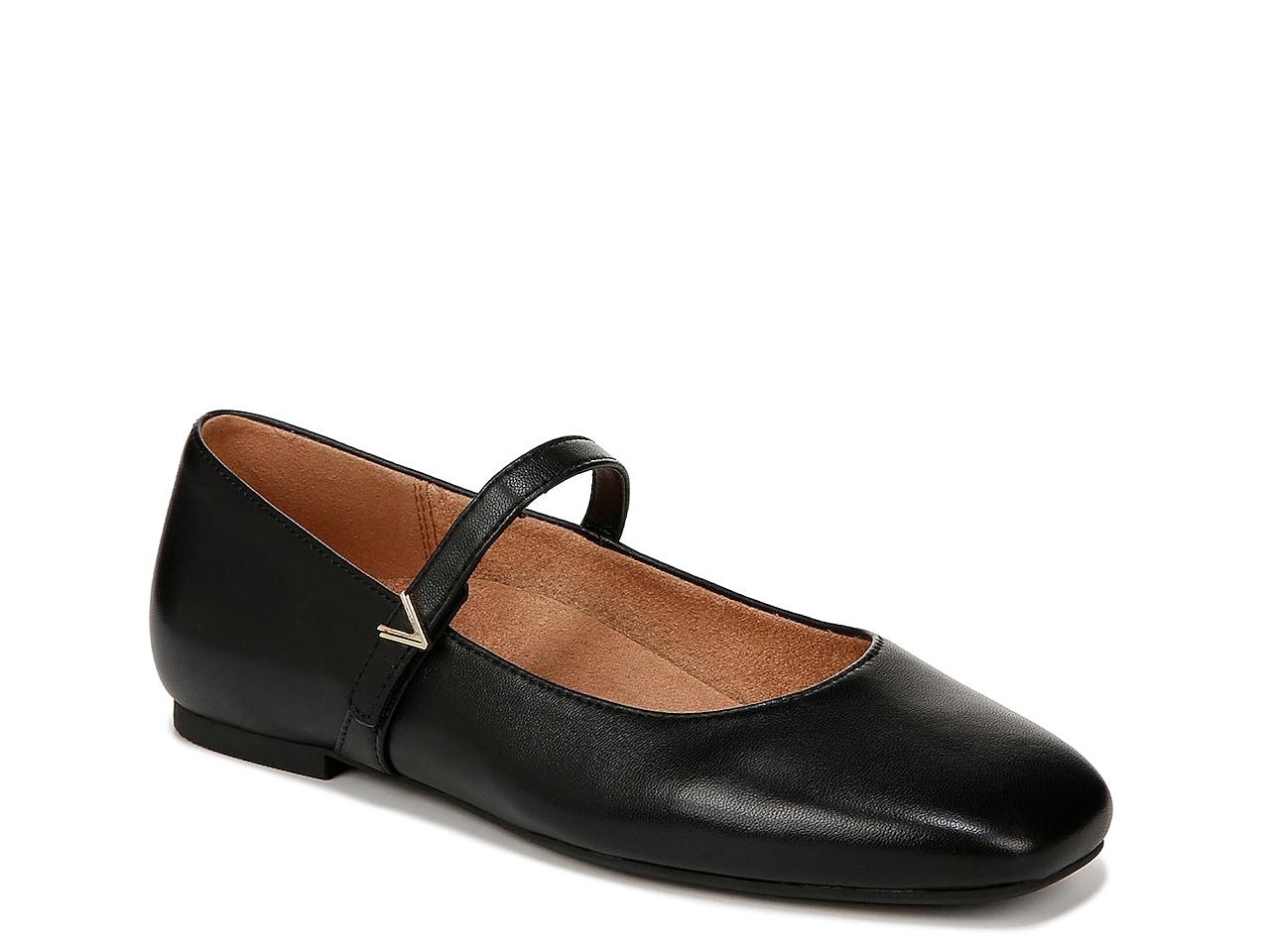Vionic Alameda Mary Jane Flat in Black | Lyst