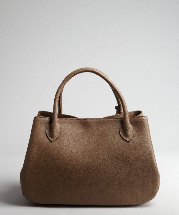 Furla Taupe Textured Leather New Giselle Top Handle Bag in Natural | Lyst Furla Taupe Textured Leather New Giselle Top Handle Bag in Natural | Lyst