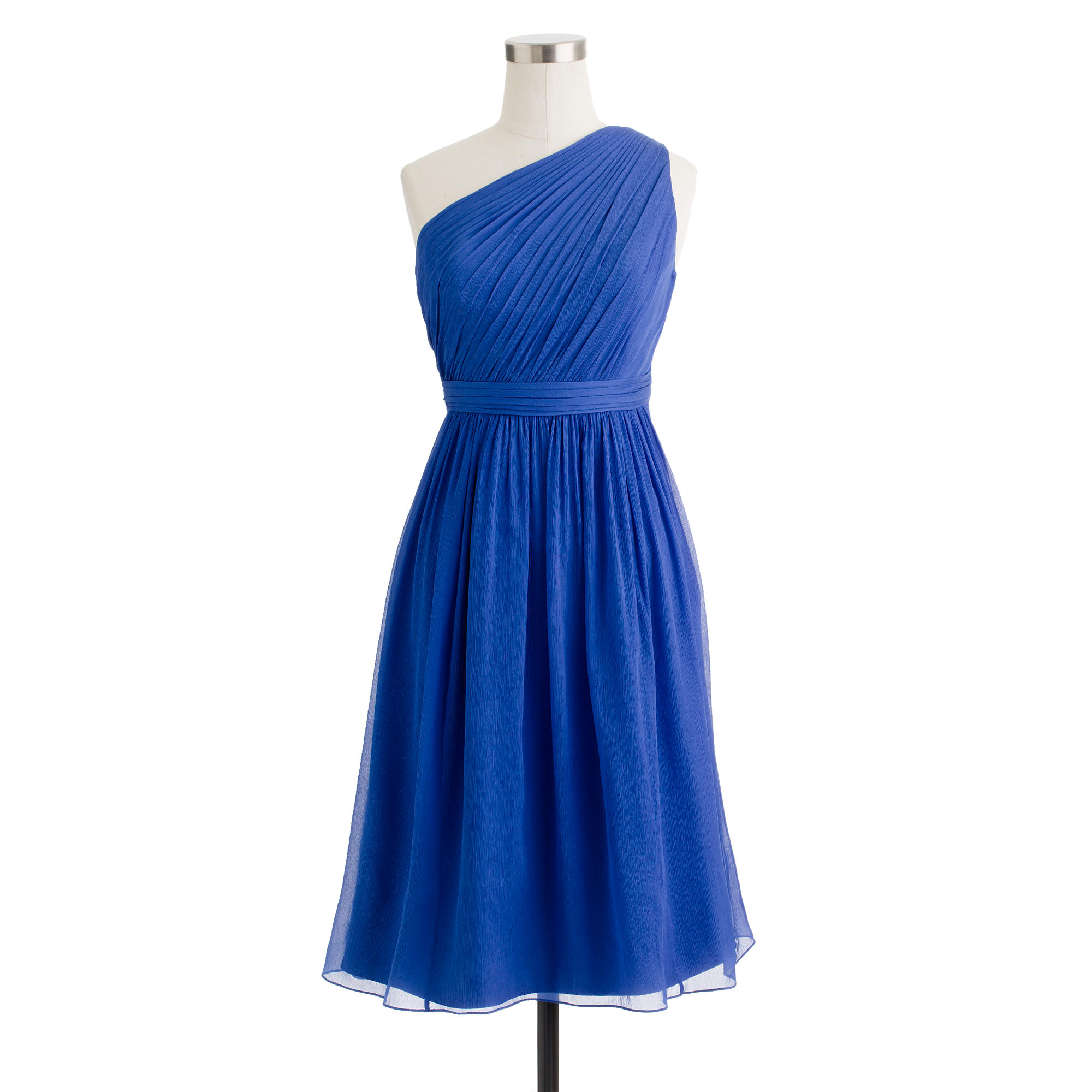Lyst J Crew Kylie Dress In Silk Chiffon In Blue