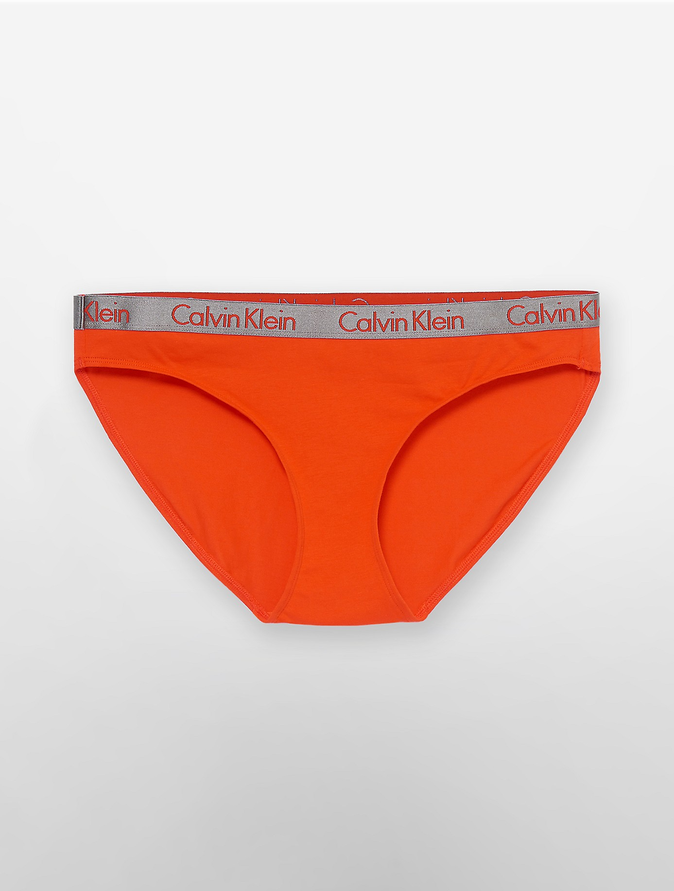 Lyst Calvin Klein Underwear Radiant Cotton Stretch Bikini In Red