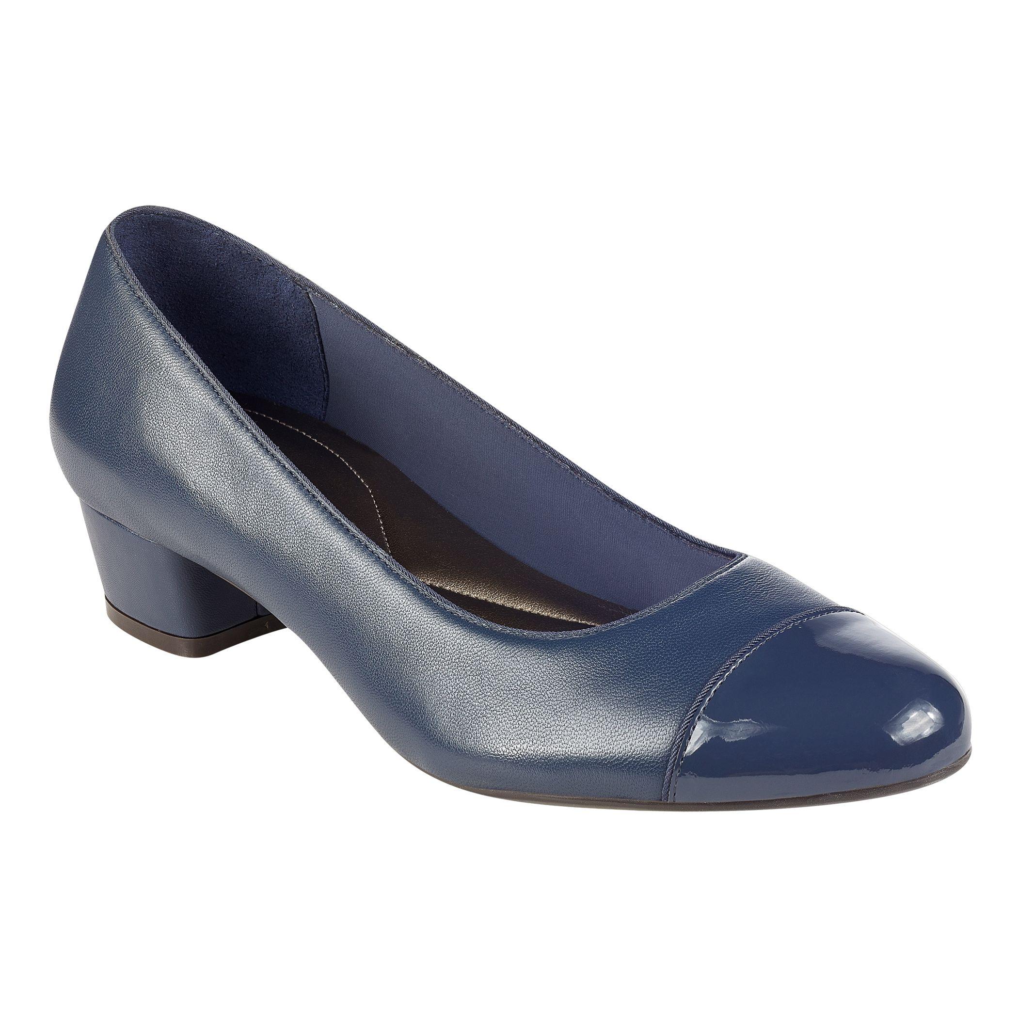 Easy Spirit Leather Urmine Dress Shoes in Navy Leather (Blue) - Save 14 ... Easy Spirit Leather Urmine Dress Shoes in Navy Leather (Blue) - Save 14 ...