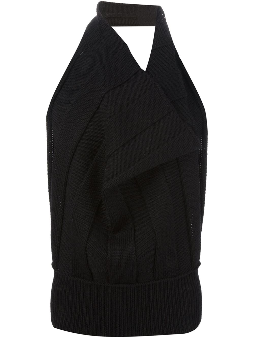 Jean Paul Gaultier Halterneck Backless Top In Black For Men Lyst