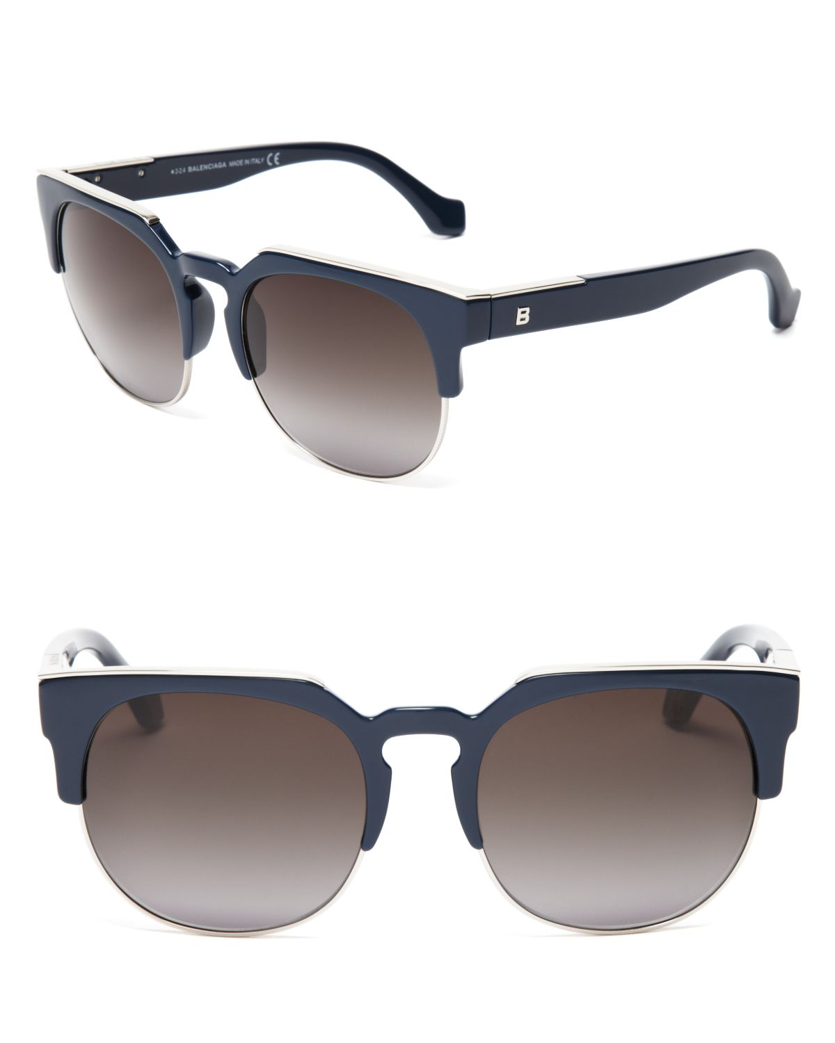 Lyst Balenciaga Wayfarer Sunglasses In Blue