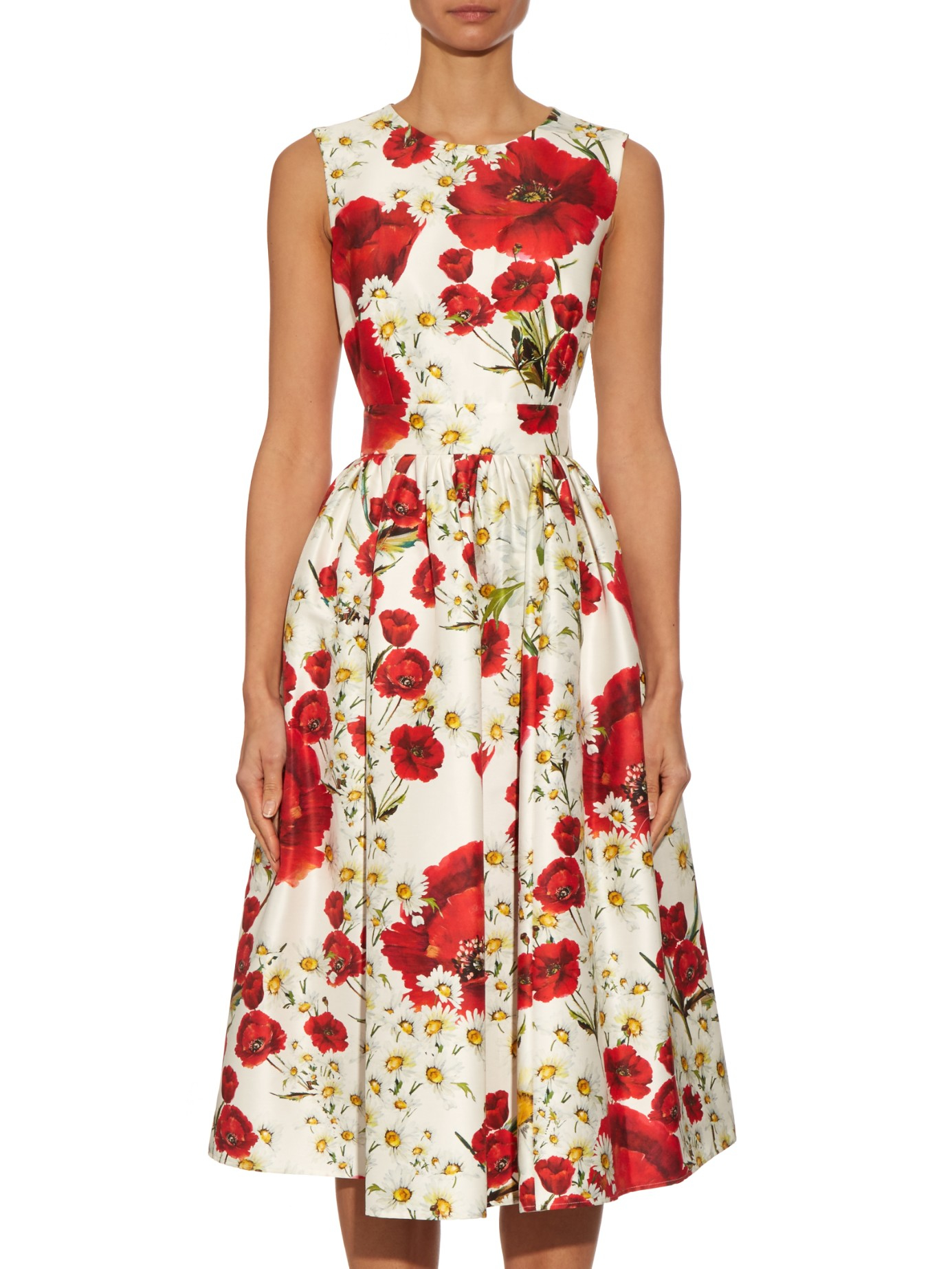 Poppy Print Dress