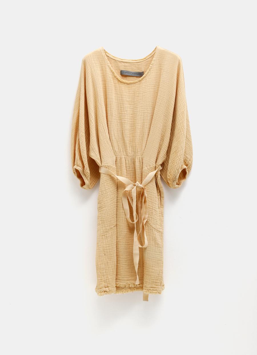 Raquel Allegra Lena Dress In Natural Lyst