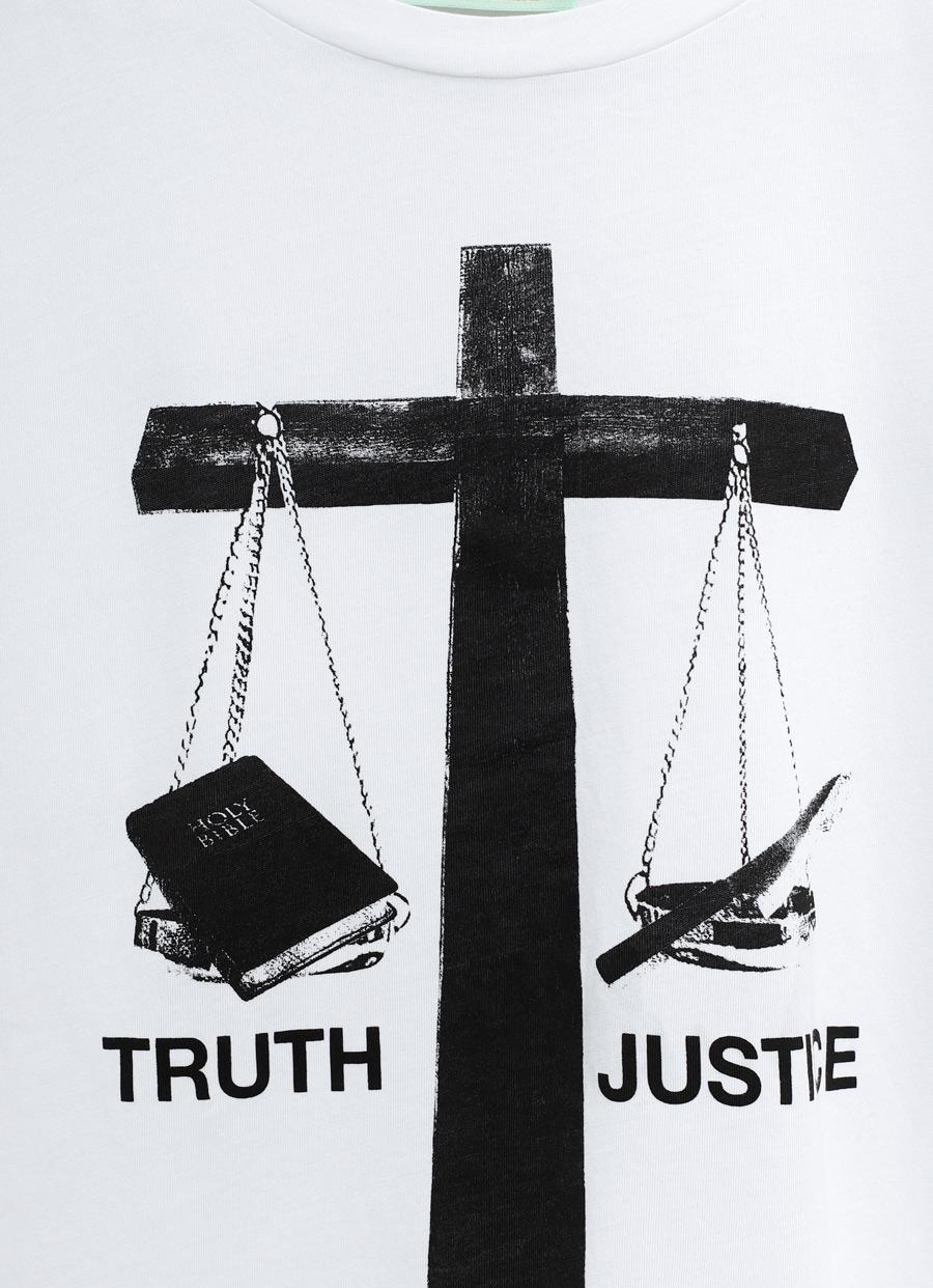 Justice Cross Tattoo