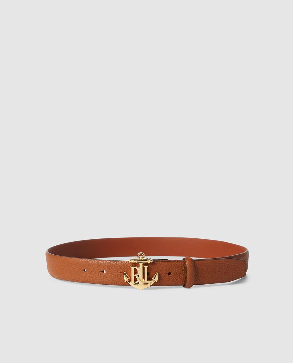 Lauren by Ralph Lauren Reversible Leather Belt in Brown - Lyst