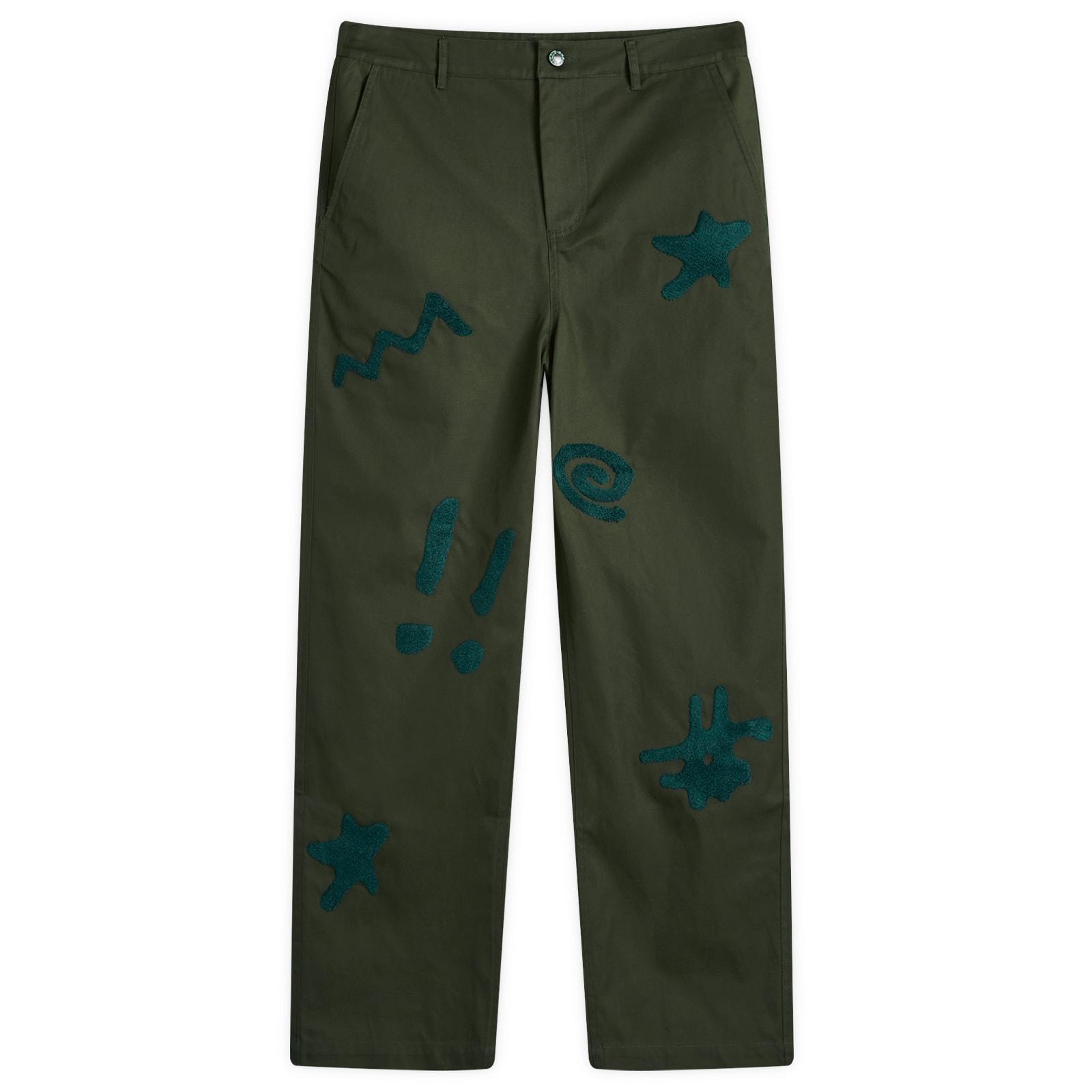 Brain Dead Symbol Four Pocket Trouser in Green for Men | Lyst