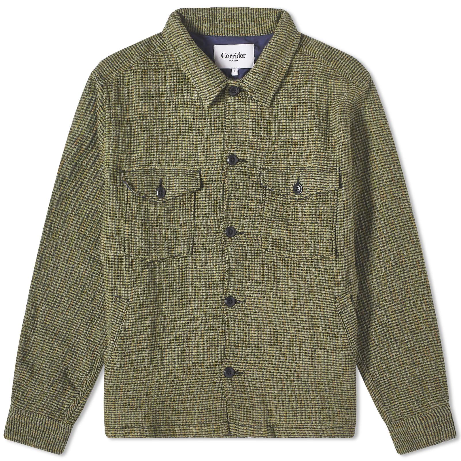 Corridor NYC Rainbow Weave Military Jacket in Green for Men | Lyst