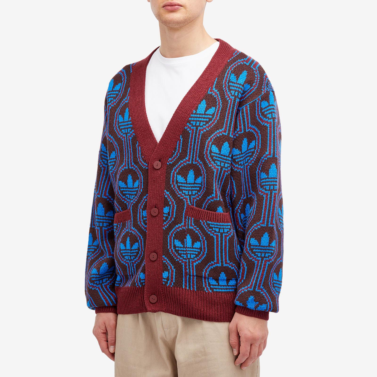 adidas Monogram Knit Cardigan in Blue for Men | Lyst adidas Monogram Knit Cardigan in Blue for Men | Lyst