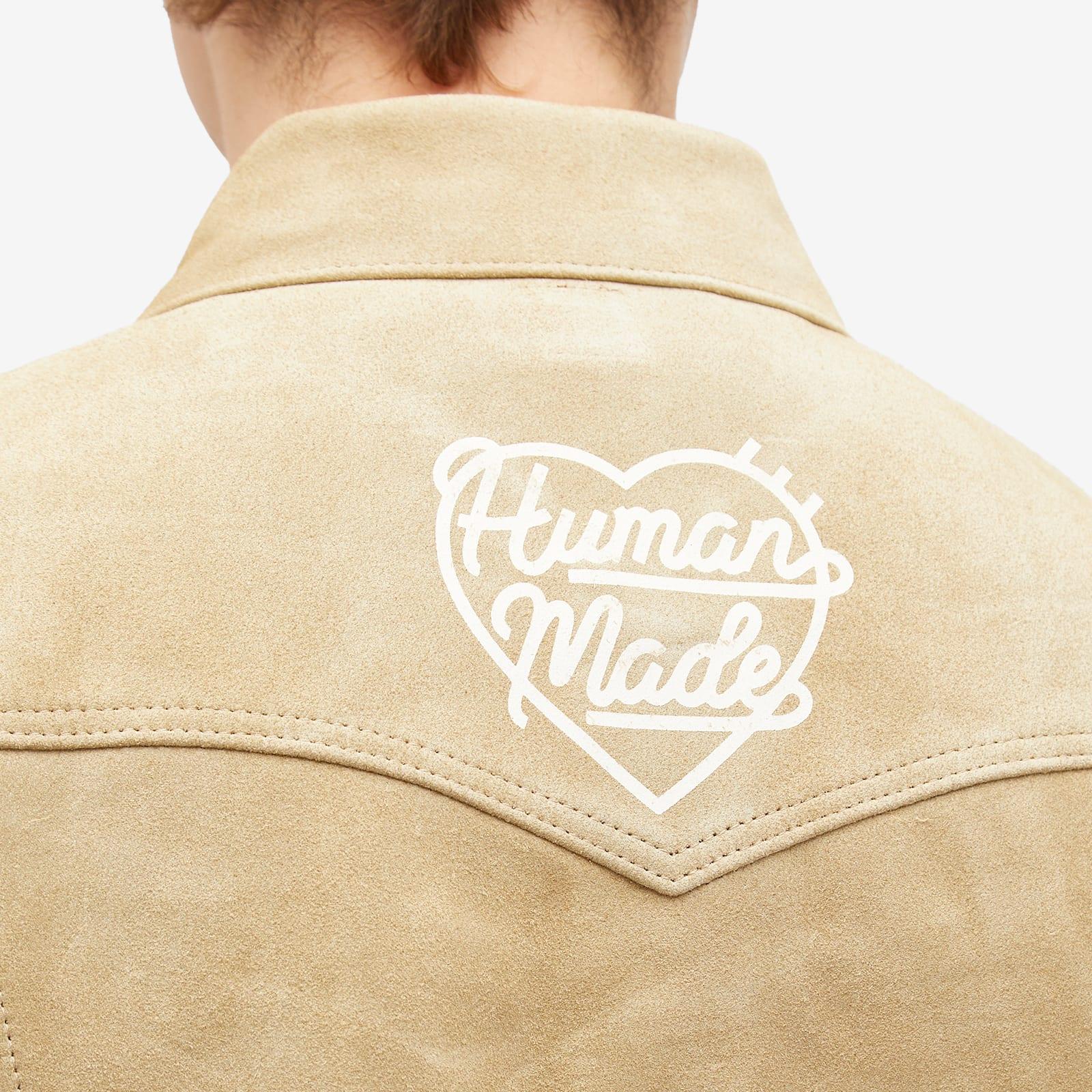 Human Made Suede Leather Jacket in Natural for Men | Lyst Human Made Suede Leather Jacket in Natural for Men | Lyst