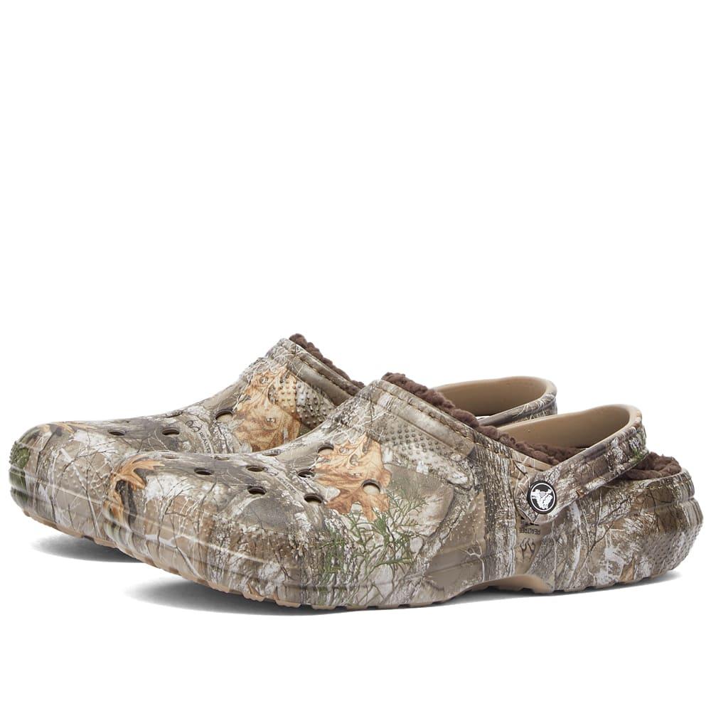 Crocs™ Classic Lined Realtree Edge Clog in Gray | Lyst