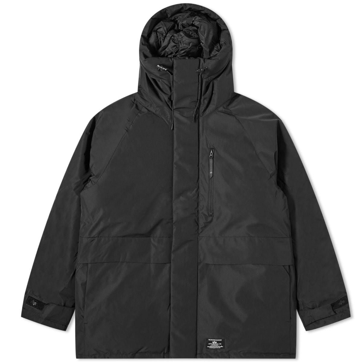 Alpha Industries Raglan Parka Jacket in Black for Men | Lyst