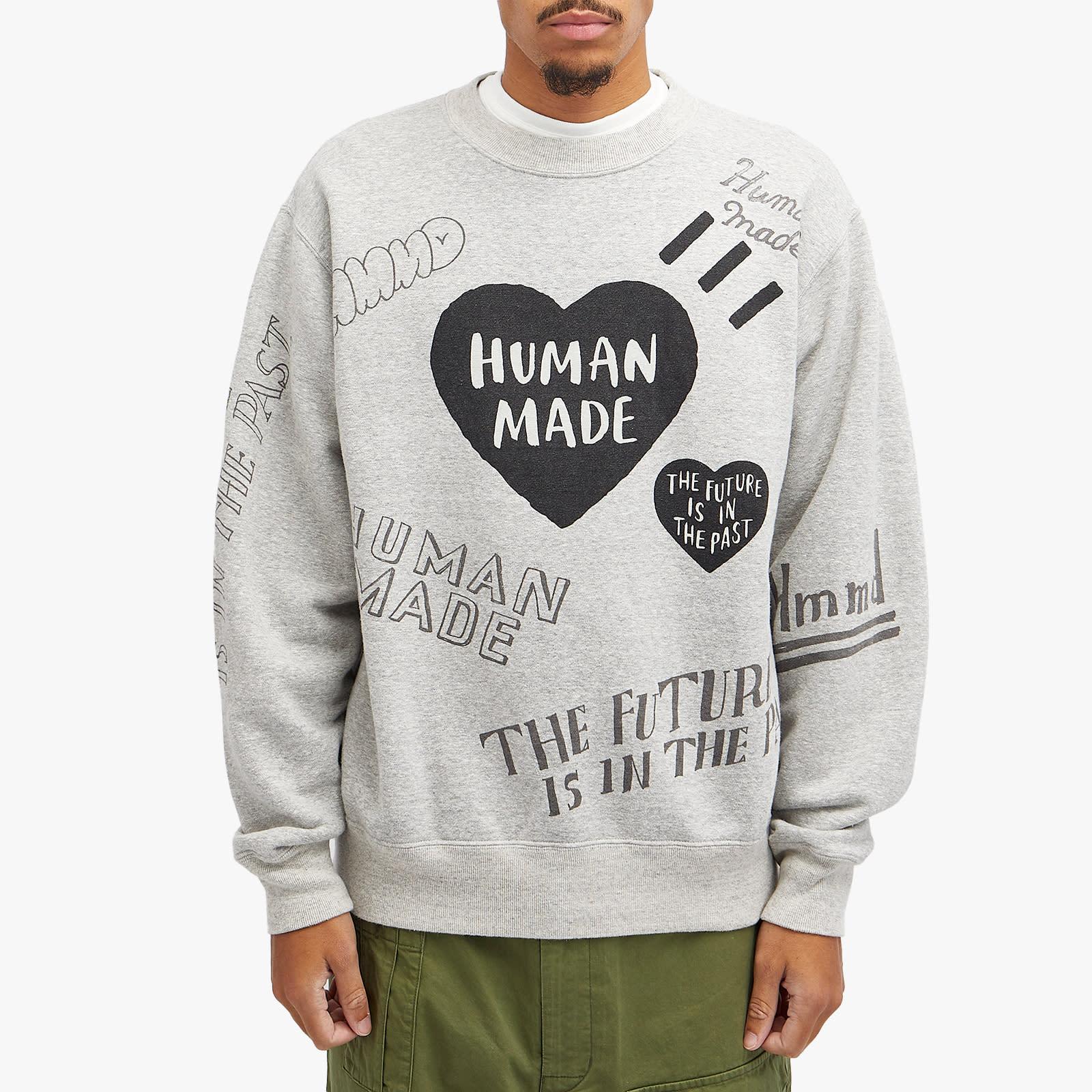 Human Made Graffiti Sweatshirt in Gray for Men | Lyst Human Made Graffiti Sweatshirt in Gray for Men | Lyst