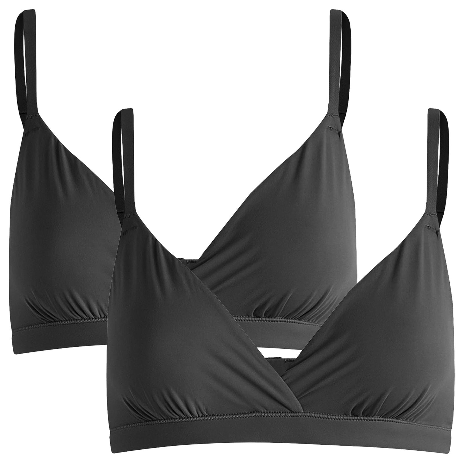 Skims Fits Everybody Bundle Crossover Bralette 2 Pack in Black | Lyst