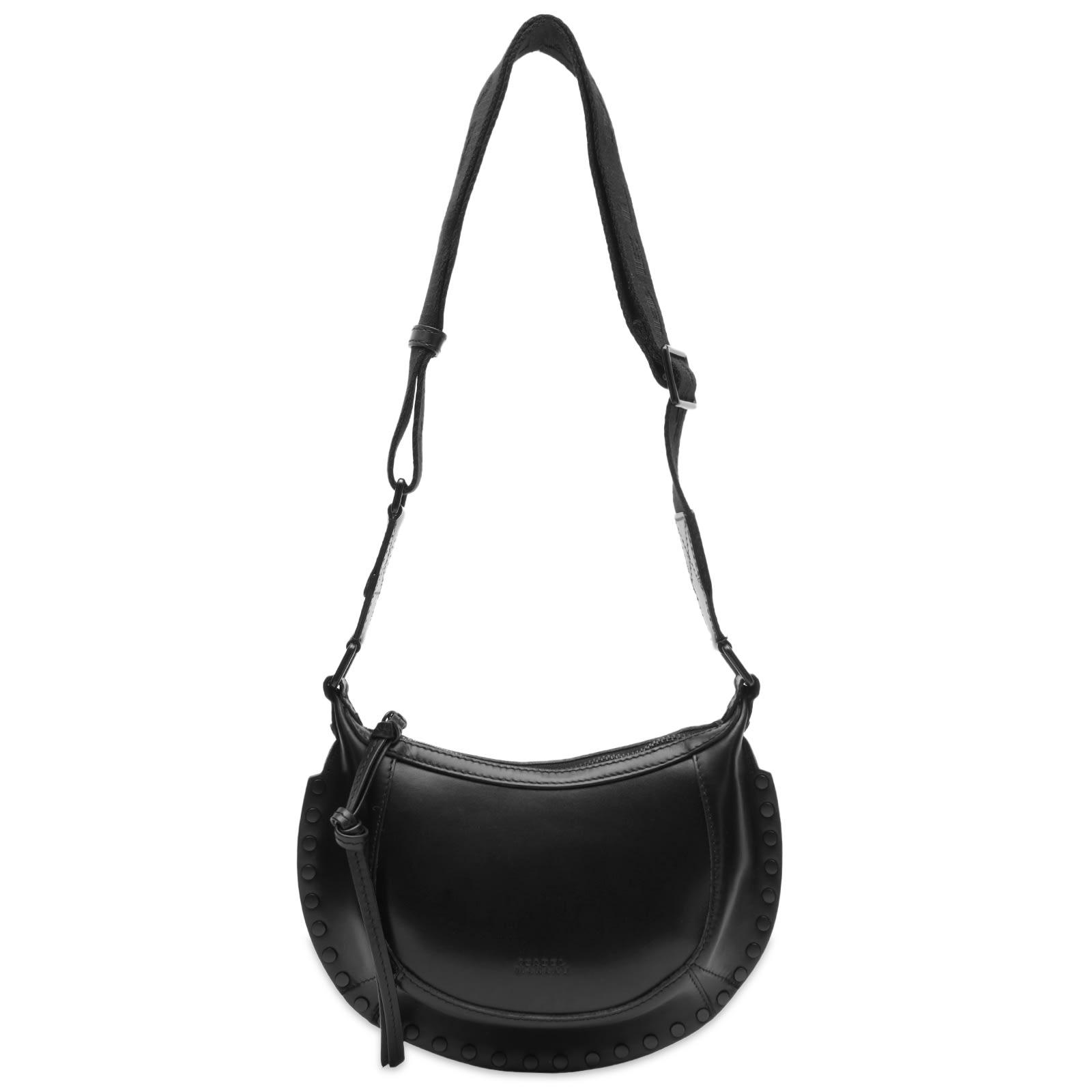 Isabel Marant Oskan Mini Moon Bag in Black | Lyst