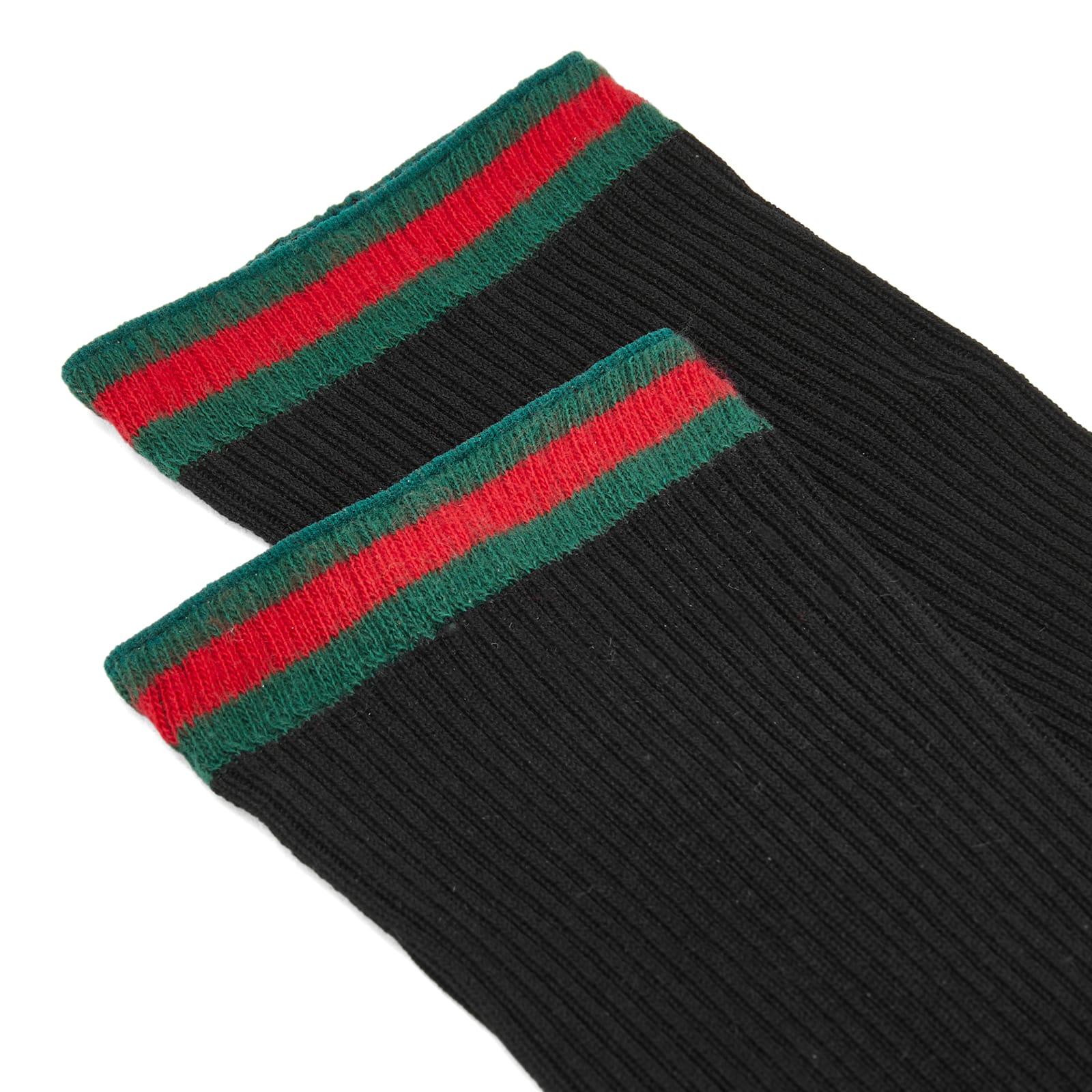 Gucci Web Trim Socks in Black for Men Lyst