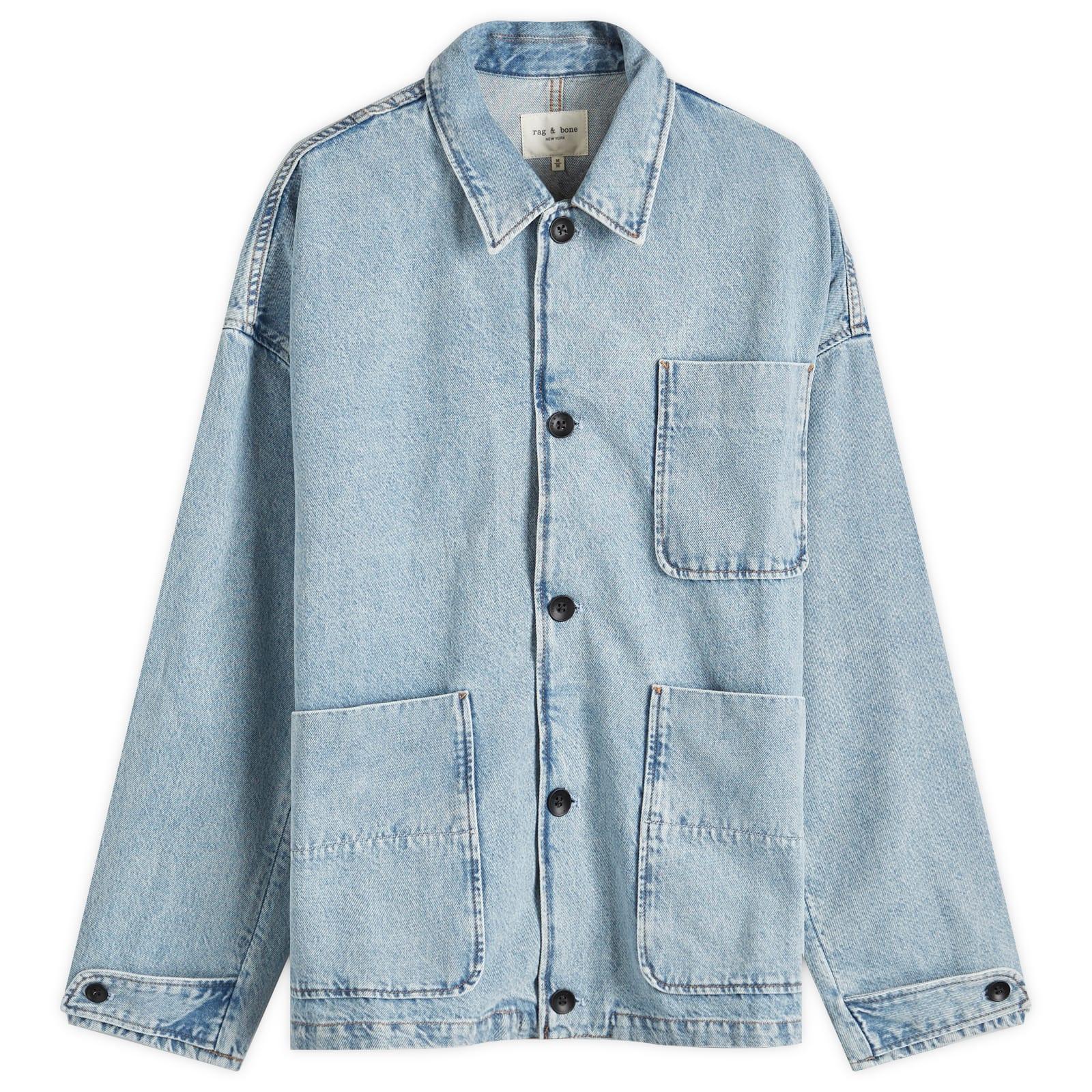 Rag & Bone Mercer Denim Chore Coat in Blue for Men | Lyst