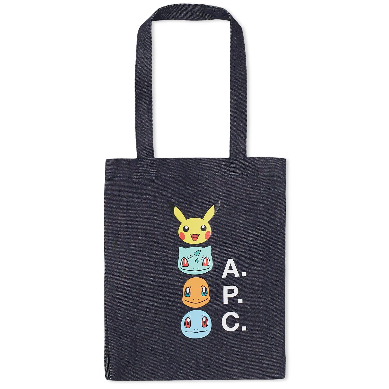 A.P.C. X Pokémon Lou Tote in Blue for Men | Lyst