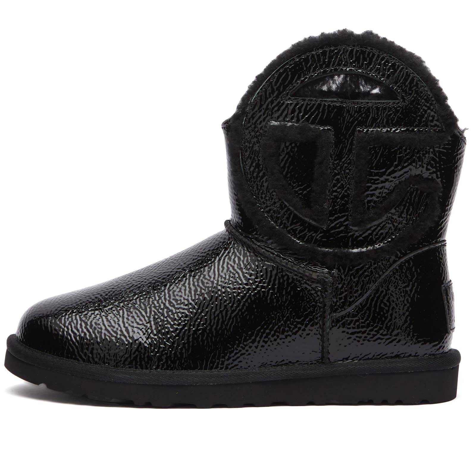 UGG X Telfar Mini Crinkle Boot in Black | Lyst