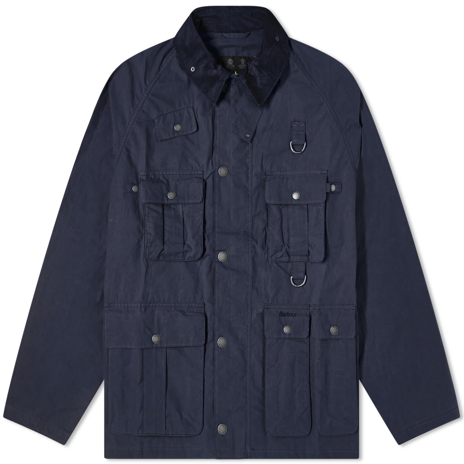 Barbour Heritage + Modified Transport Casual Jacket in Blue for Men ...