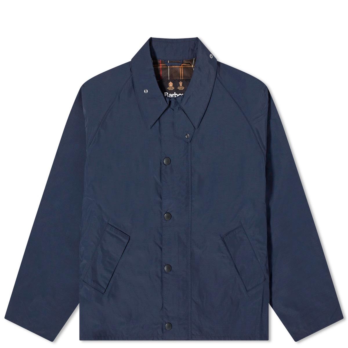 Barbour Os Transport Showerproof Jacket in Blue for Men | Lyst