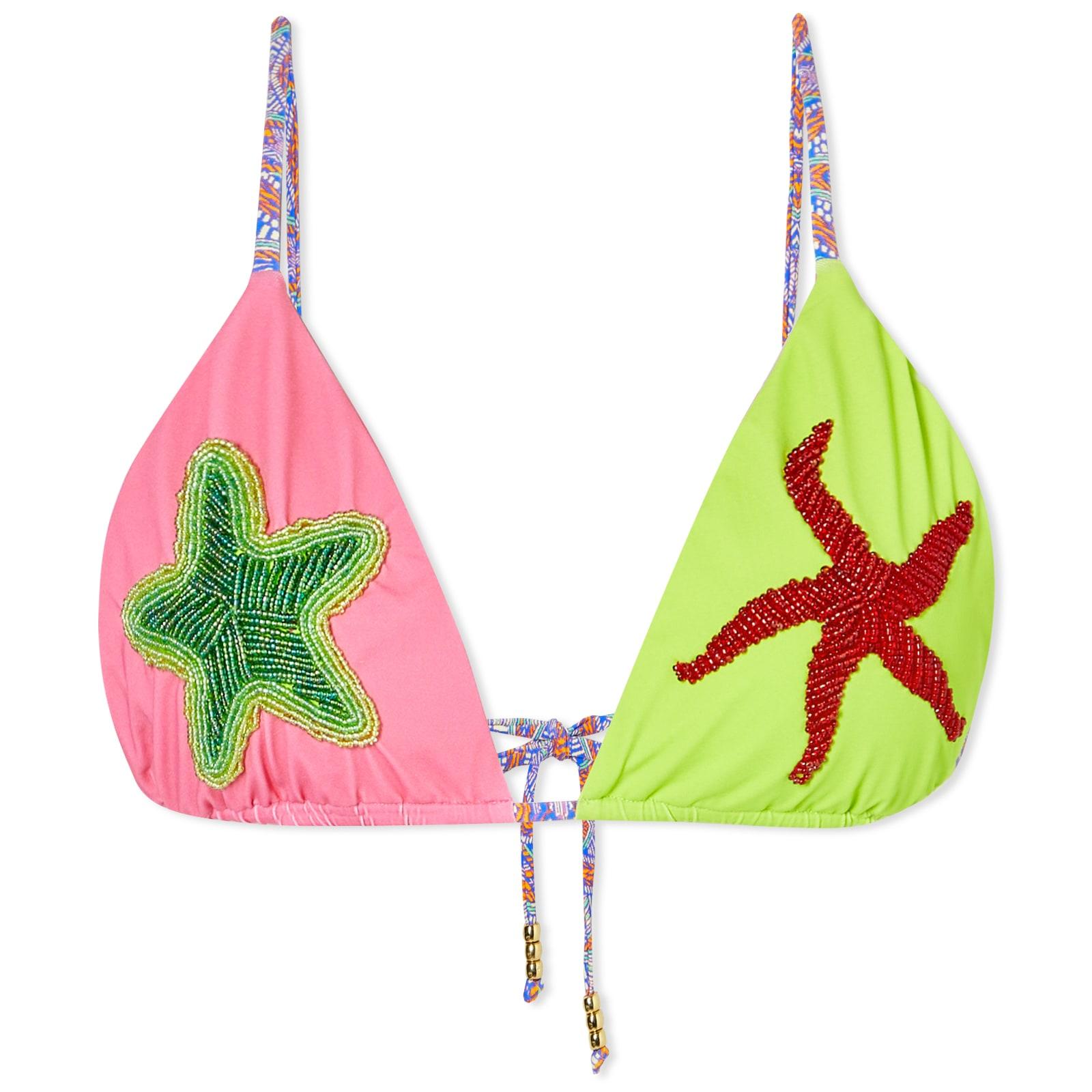 It's Now Cool String Bead Bikini Top in Green | Lyst