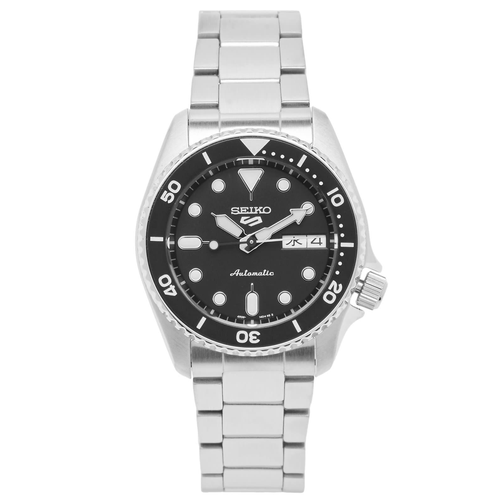Seiko 5 Sports 38mm Watch in Metallic | Lyst