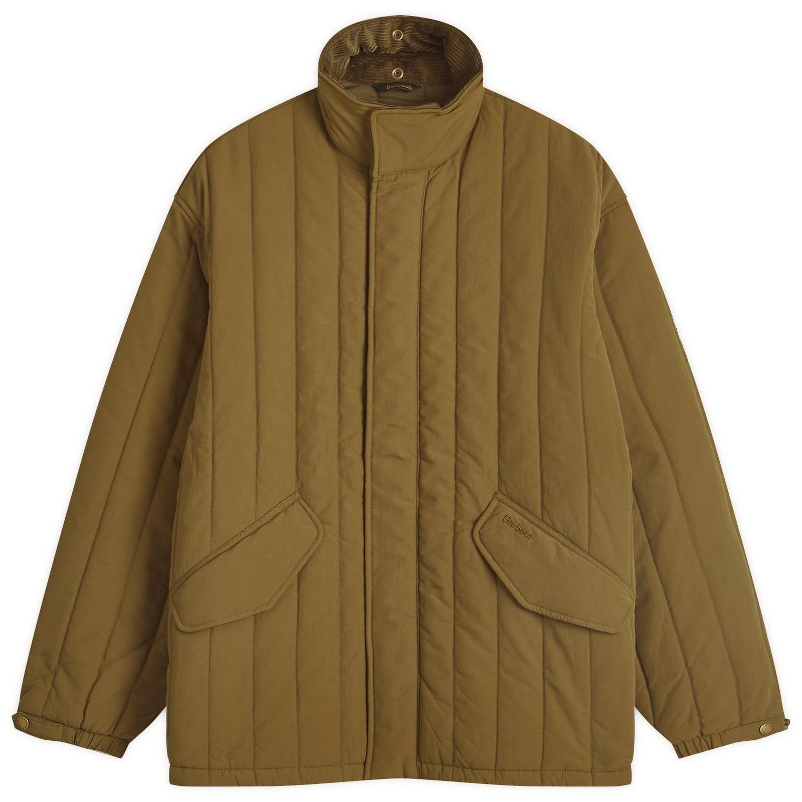 Barbour Heritage + Field Vertical Quilted Jacket in Green for Men | Lyst