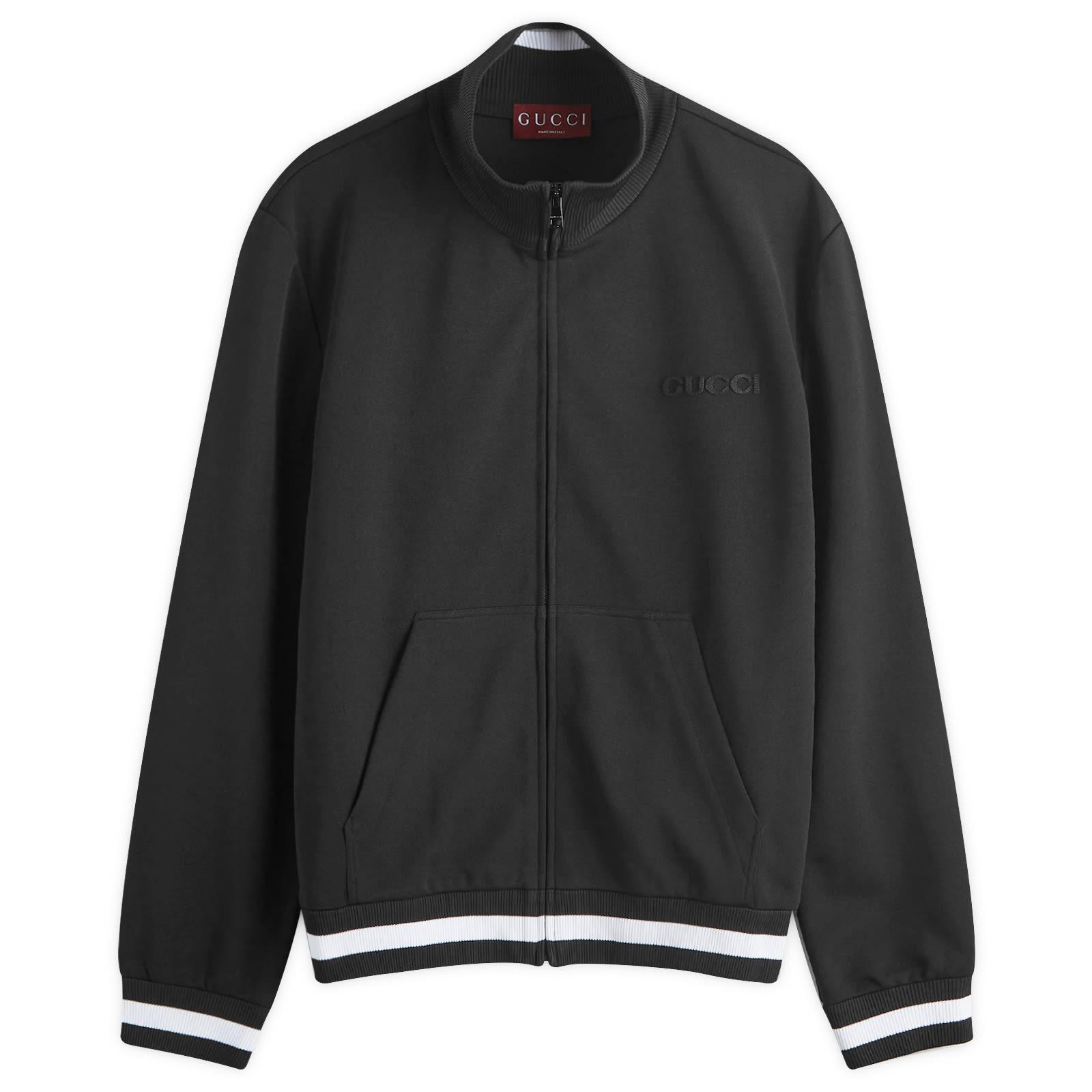 Gucci Technical Track Top in Black for Men | Lyst