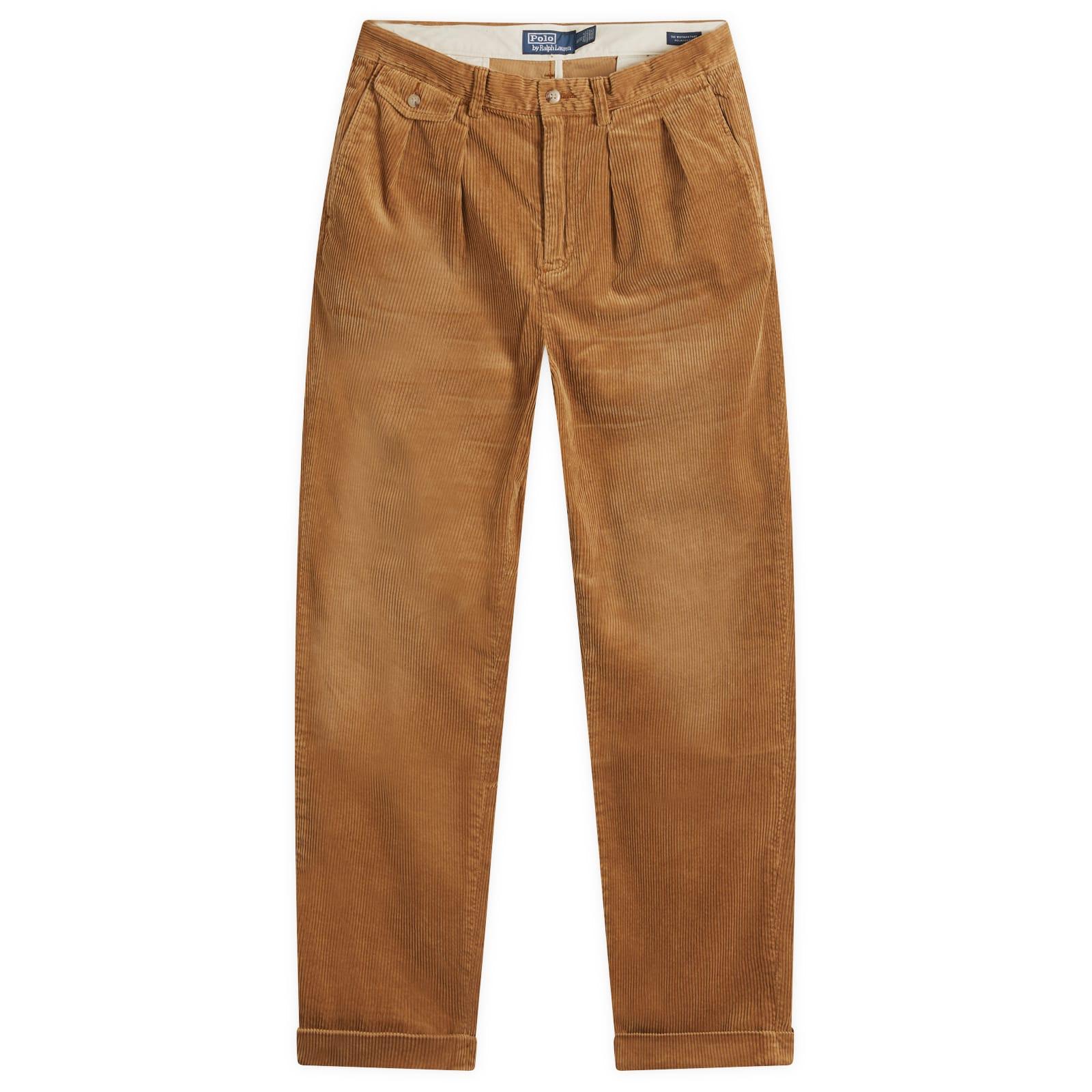 Polo Ralph Lauren Pleated Chino in Brown for Men | Lyst