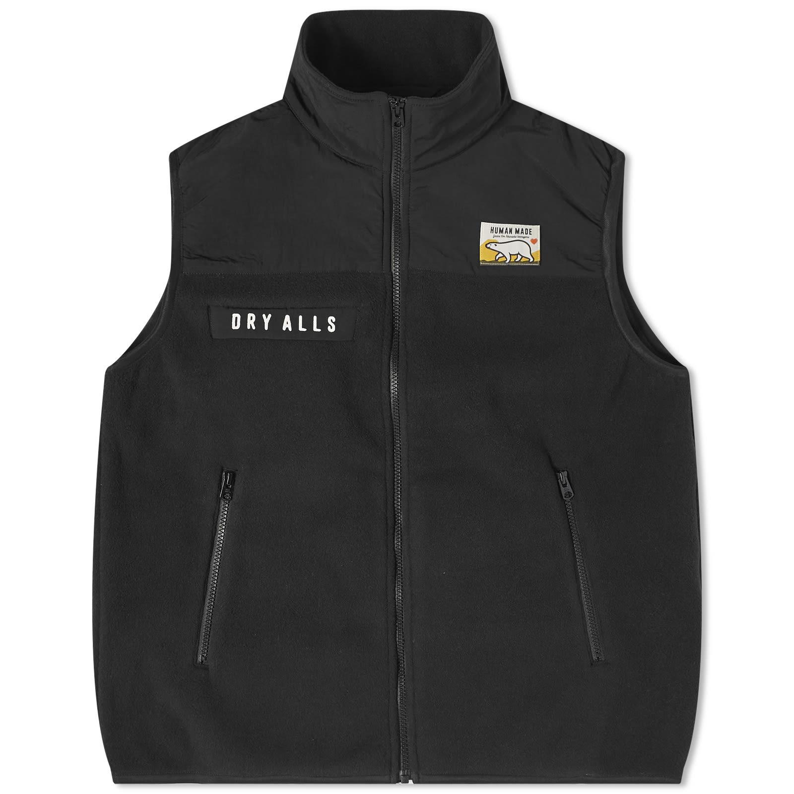 Human Made Fleece Vest in Black for Men | Lyst