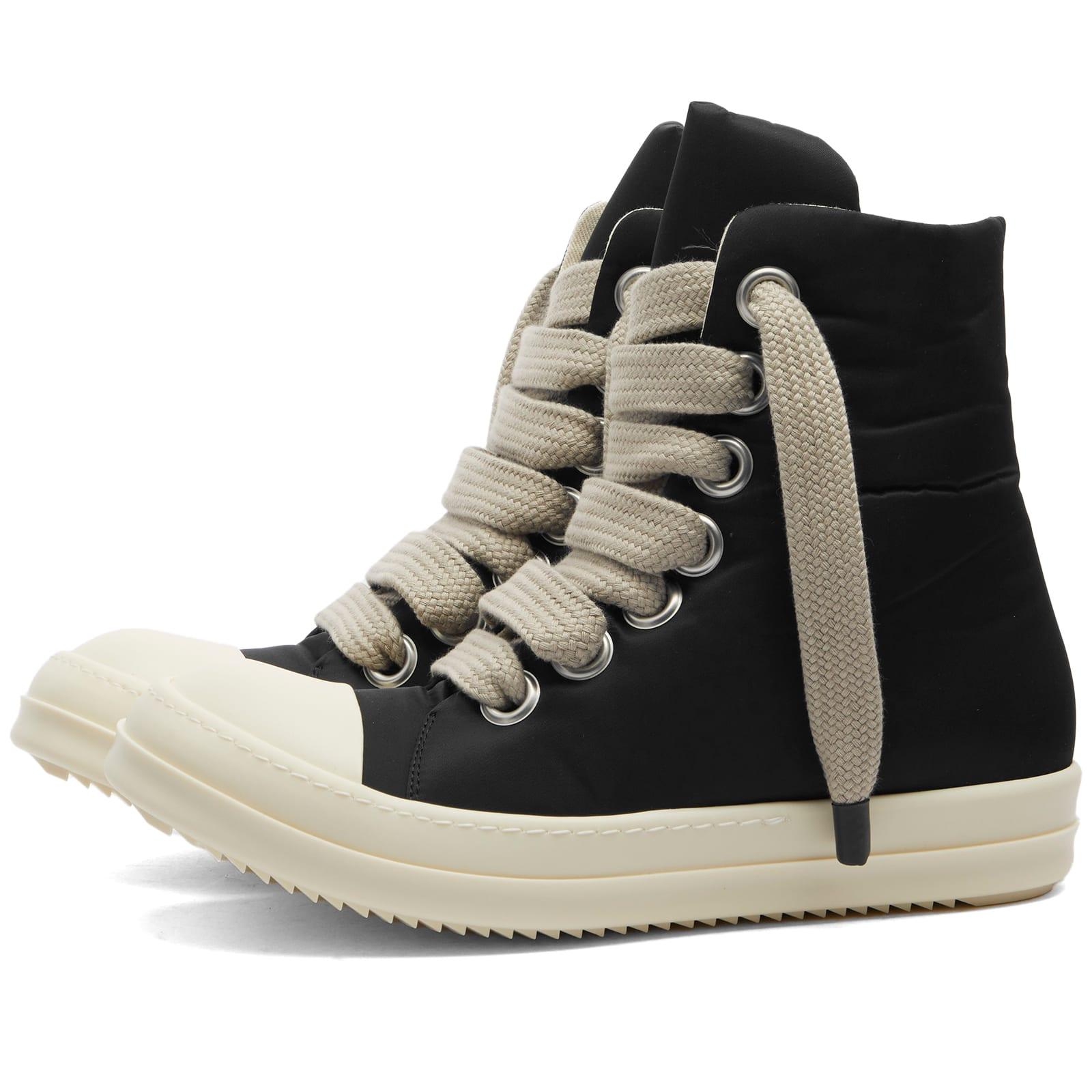 Rick Owens High Jumbo Lace Puffer Sneakers in Black | Lyst Rick Owens High Jumbo Lace Puffer Sneakers in Black | Lyst