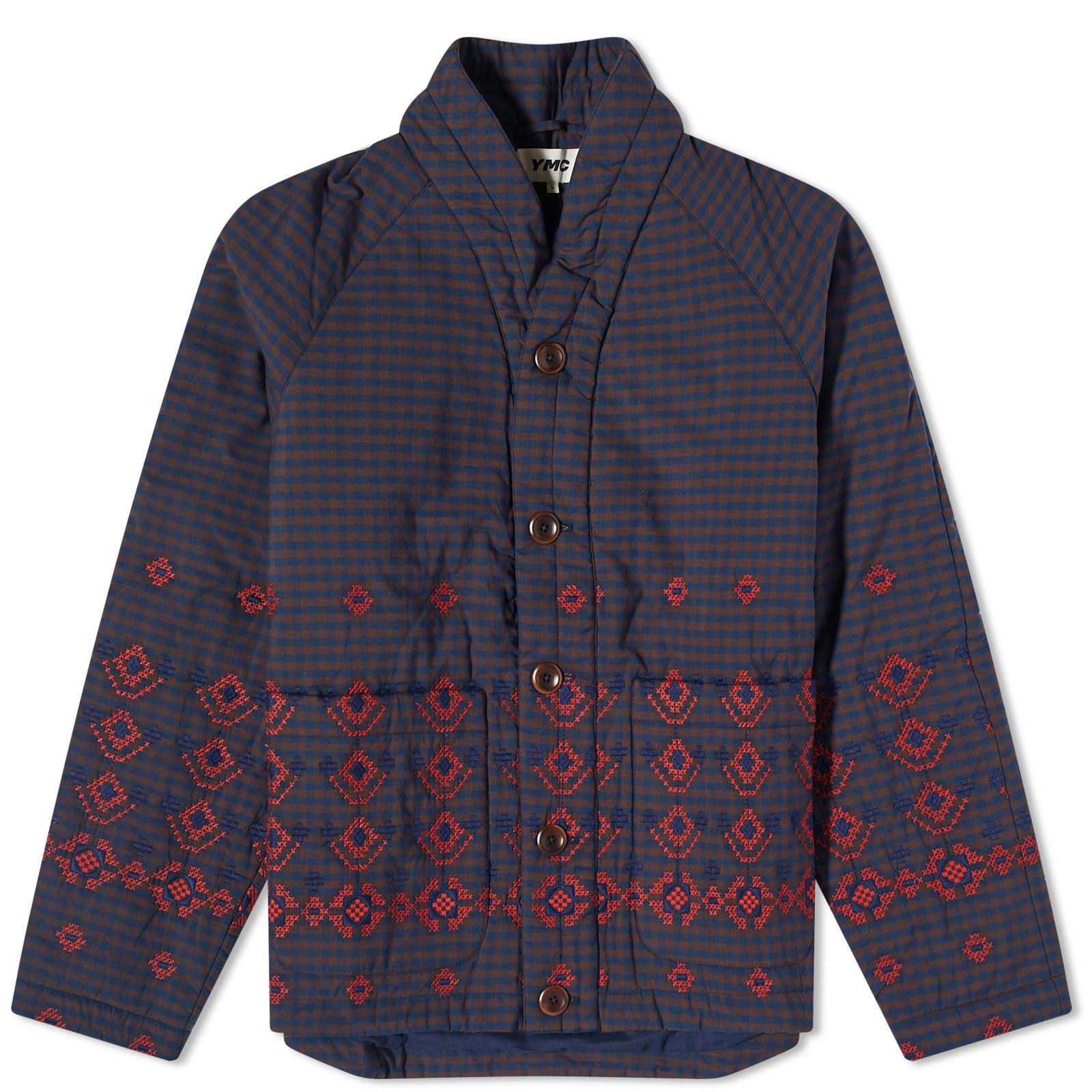 YMC Erkin Wadded Kimono Jacket in Blue for Men | Lyst