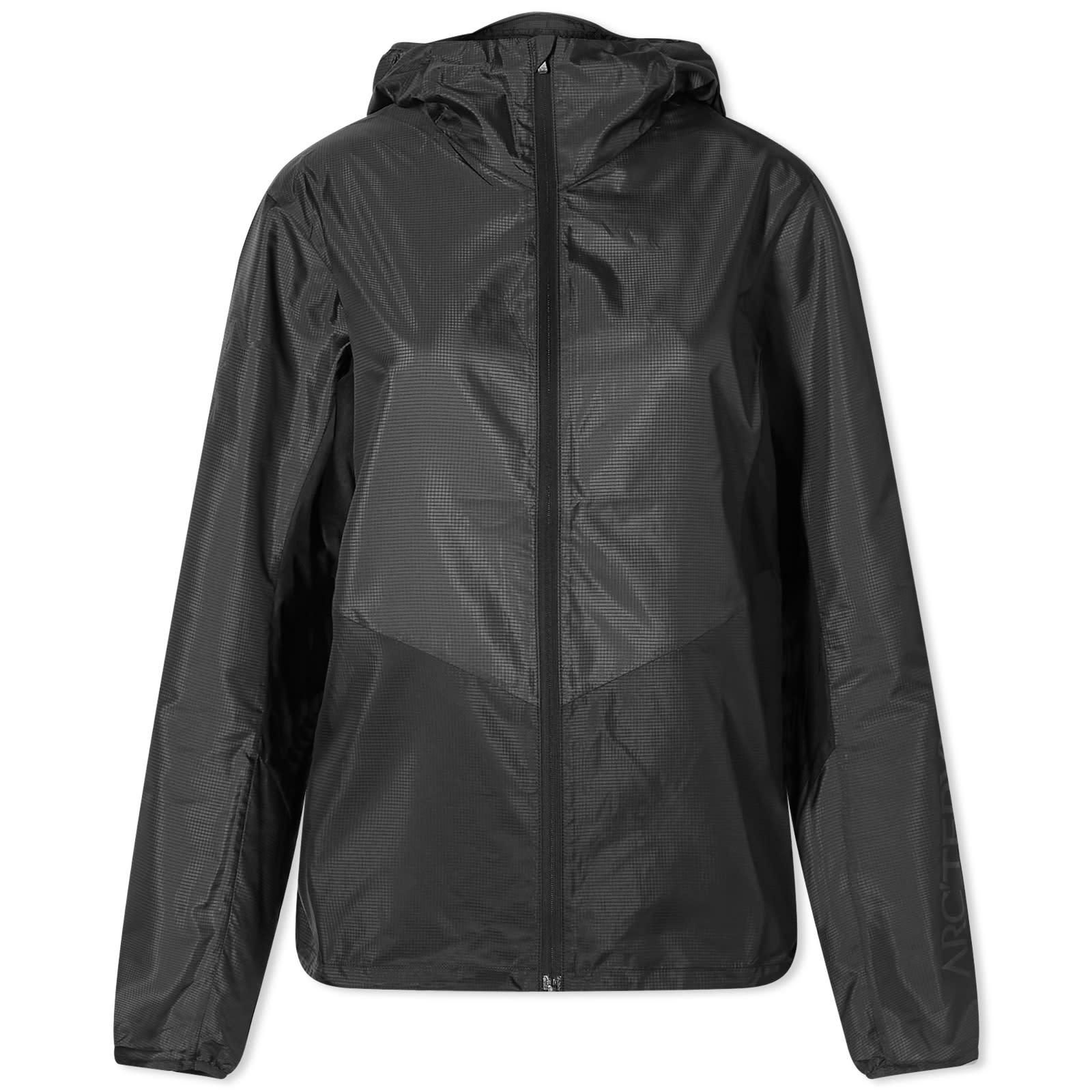 Arc'teryx Norvan Windshell Hoodie Jacket in Black | Lyst