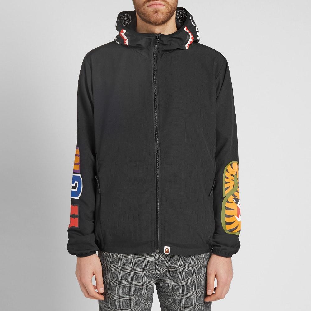 A Bathing Ape Synthetic Shark Hooded Jacket in Black for Men - Lyst