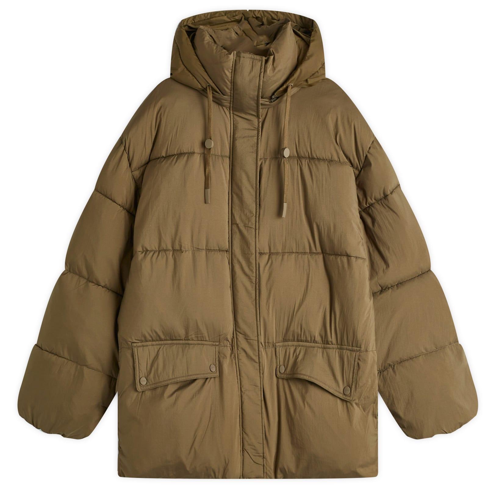 Closed Cropped Puffer Jacket in Green | Lyst