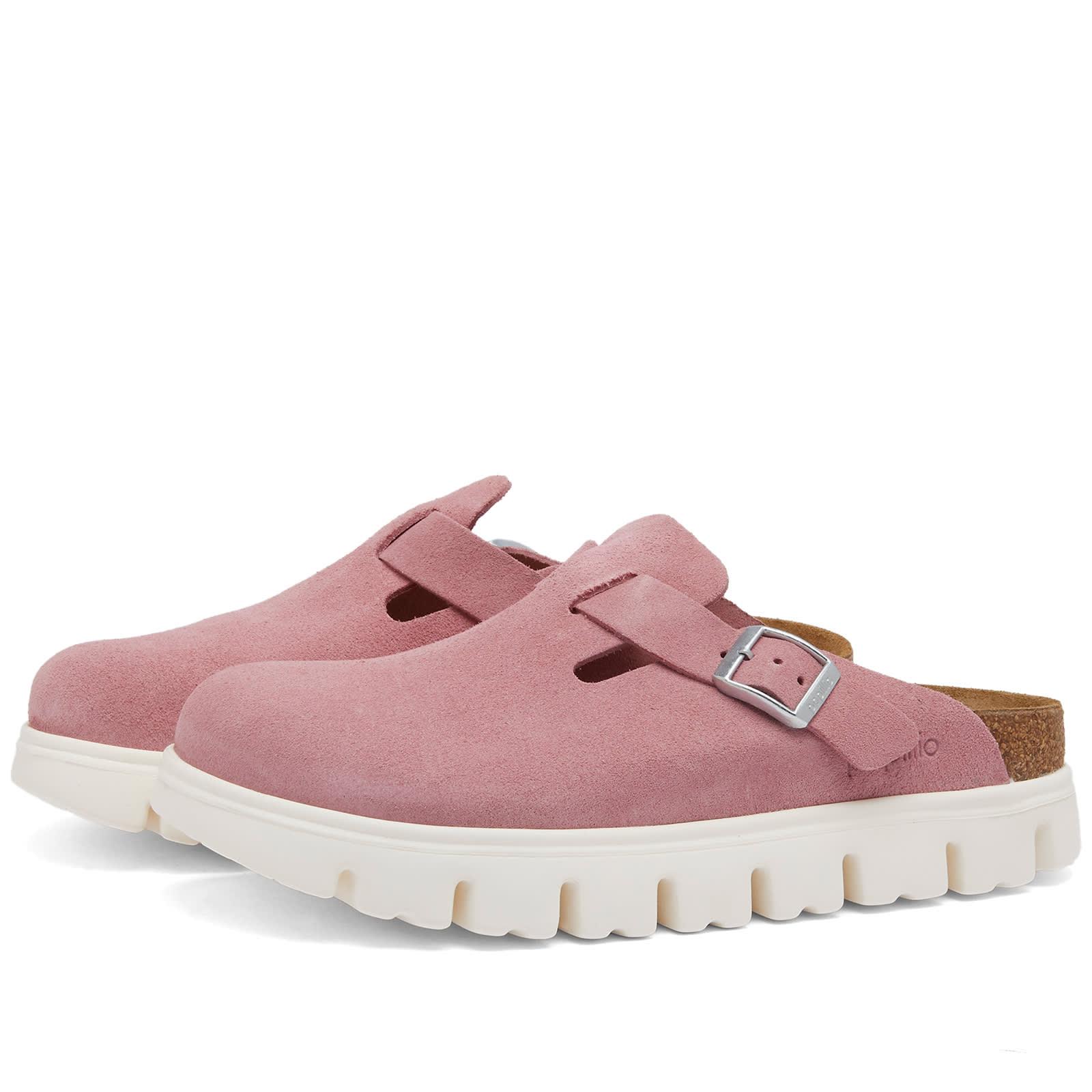 Birkenstock Boston Chunky Clog in Pink | Lyst