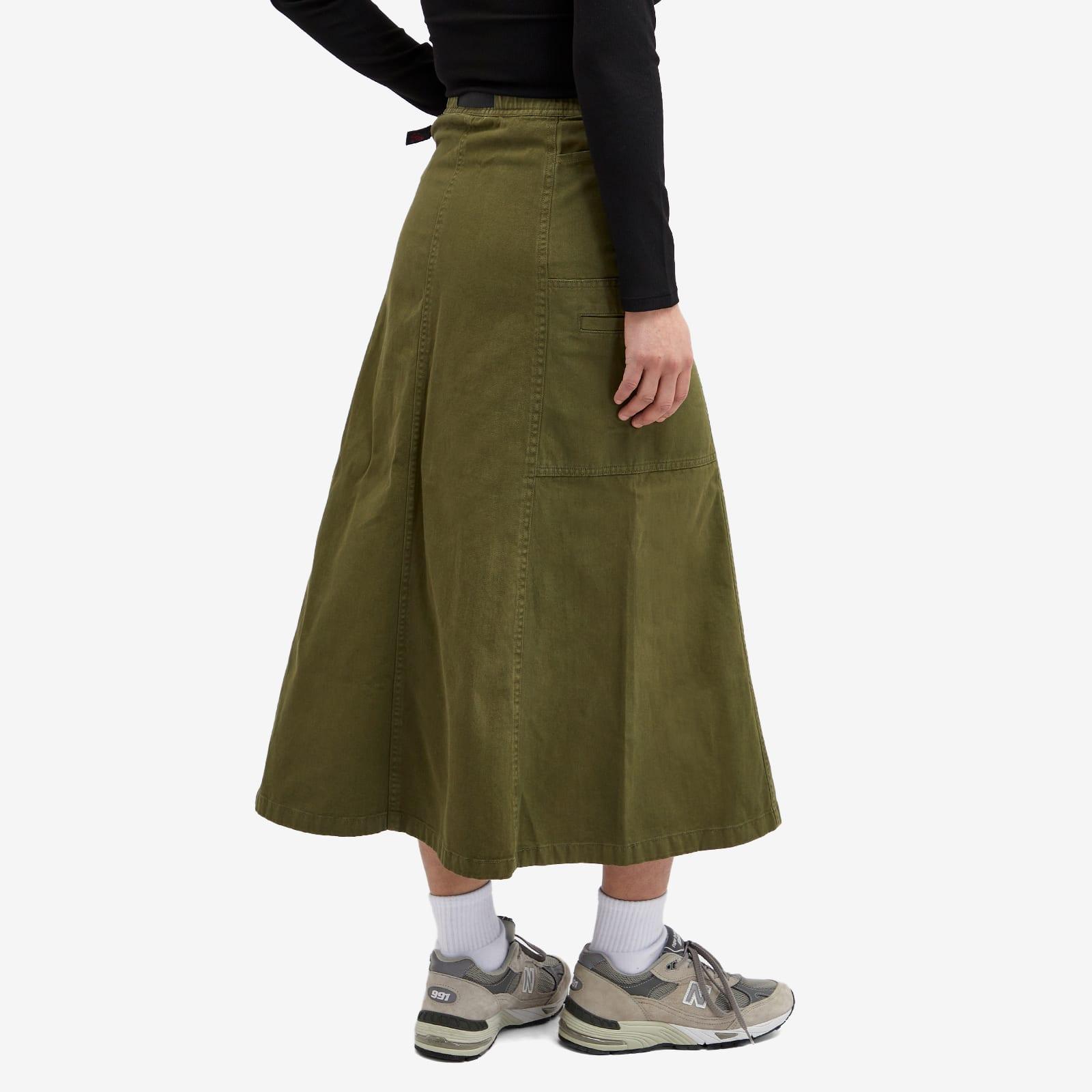 Gramicci Voyager Maxi Skirt in Green | Lyst UK