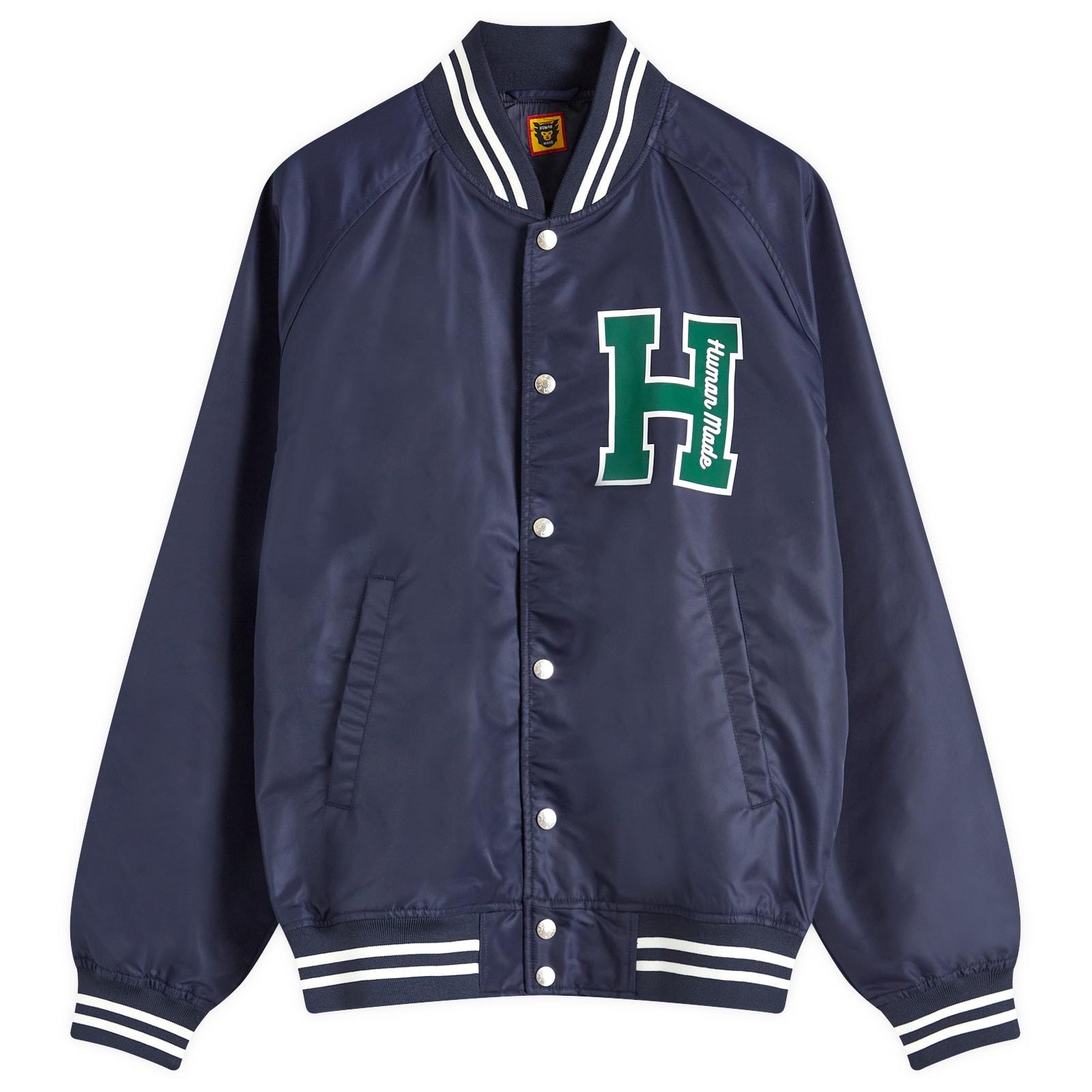 Human Made Nylon Stadium Jacket in Blue for Men | Lyst