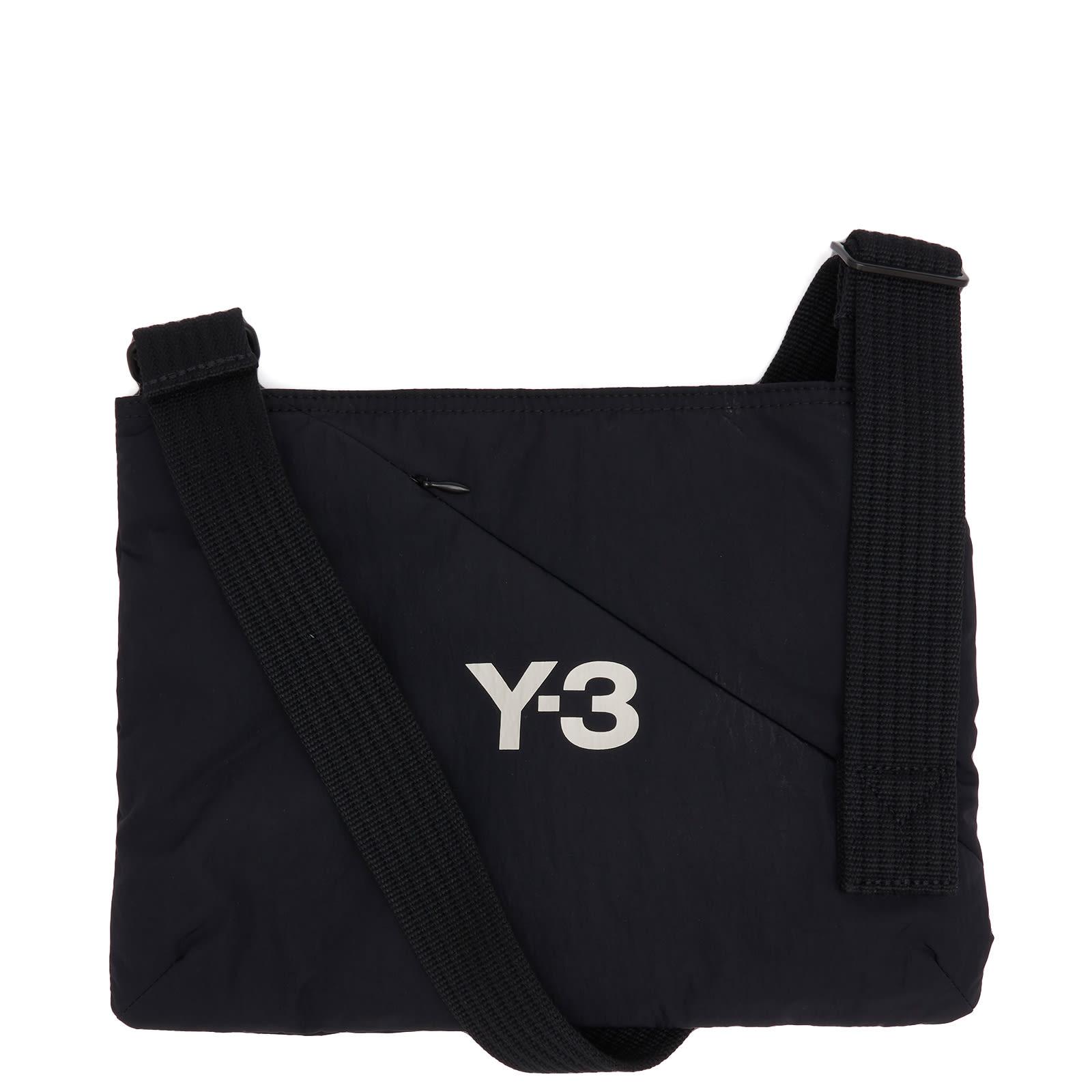 Y-3 Nylon Sacoche Bag in Blue for Men | Lyst