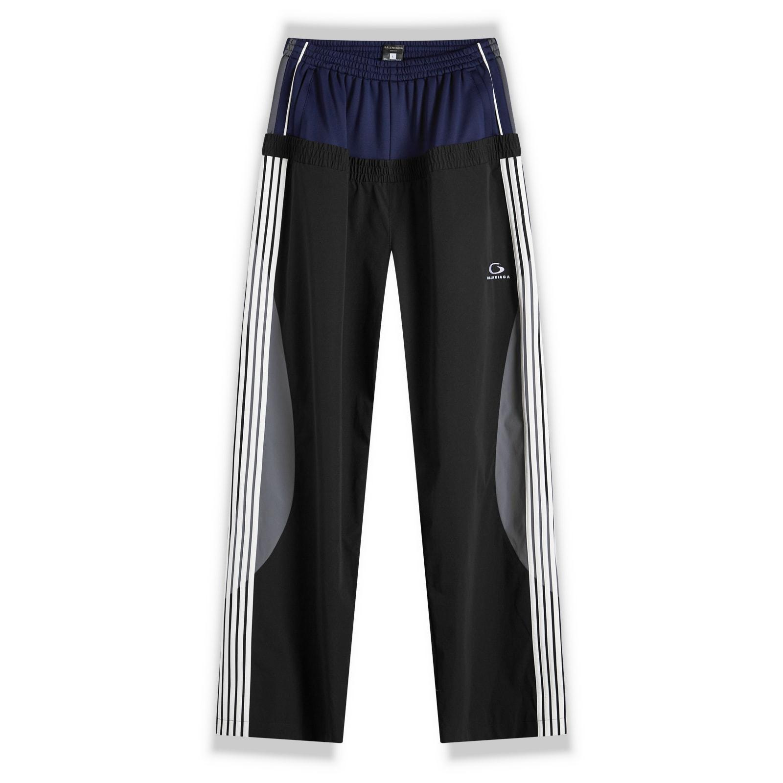 Balenciaga Double Waistband Tracksuit Pants in Blue for Men | Lyst