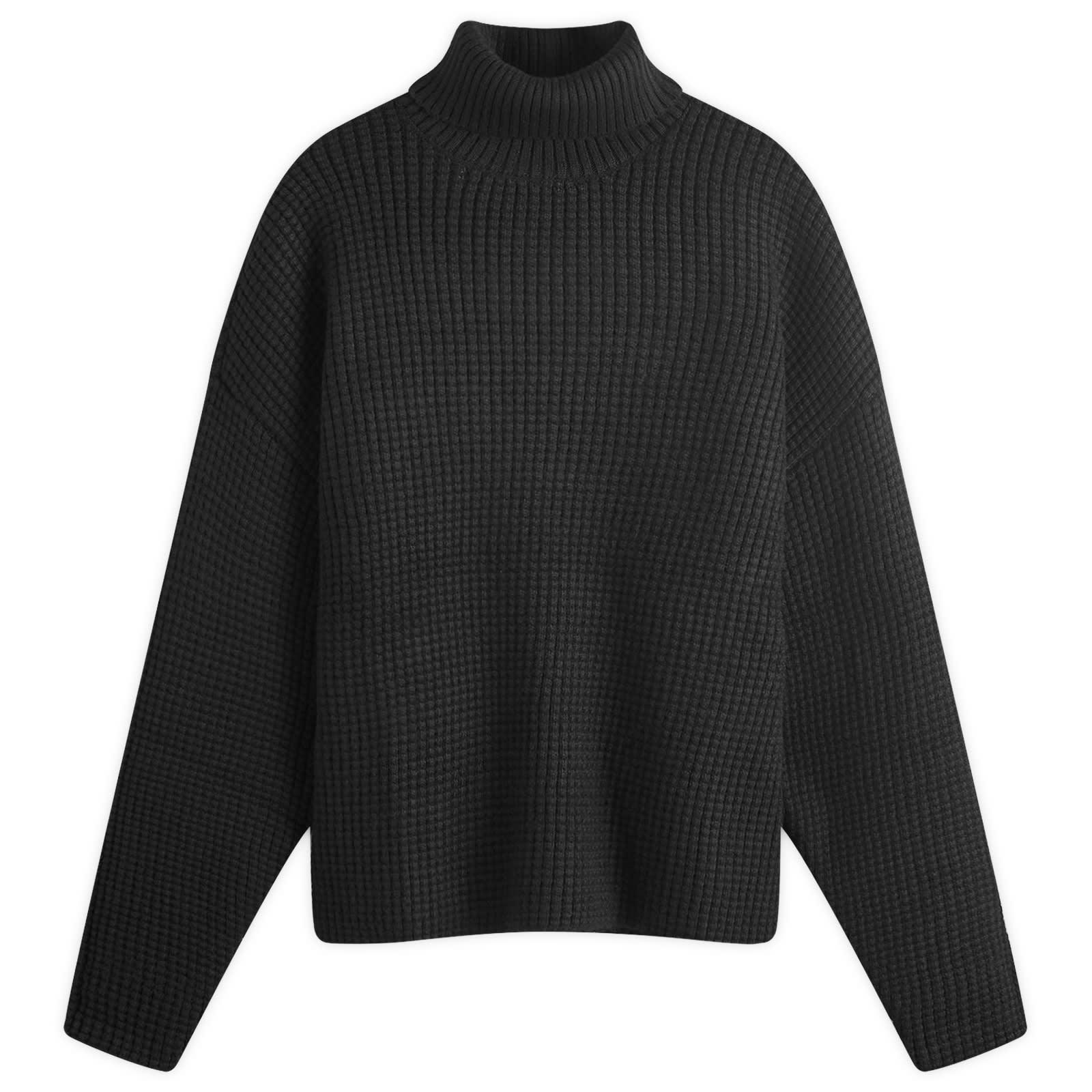 Fear Of God Heavy Waffle Turtleneck in Black for Men | Lyst