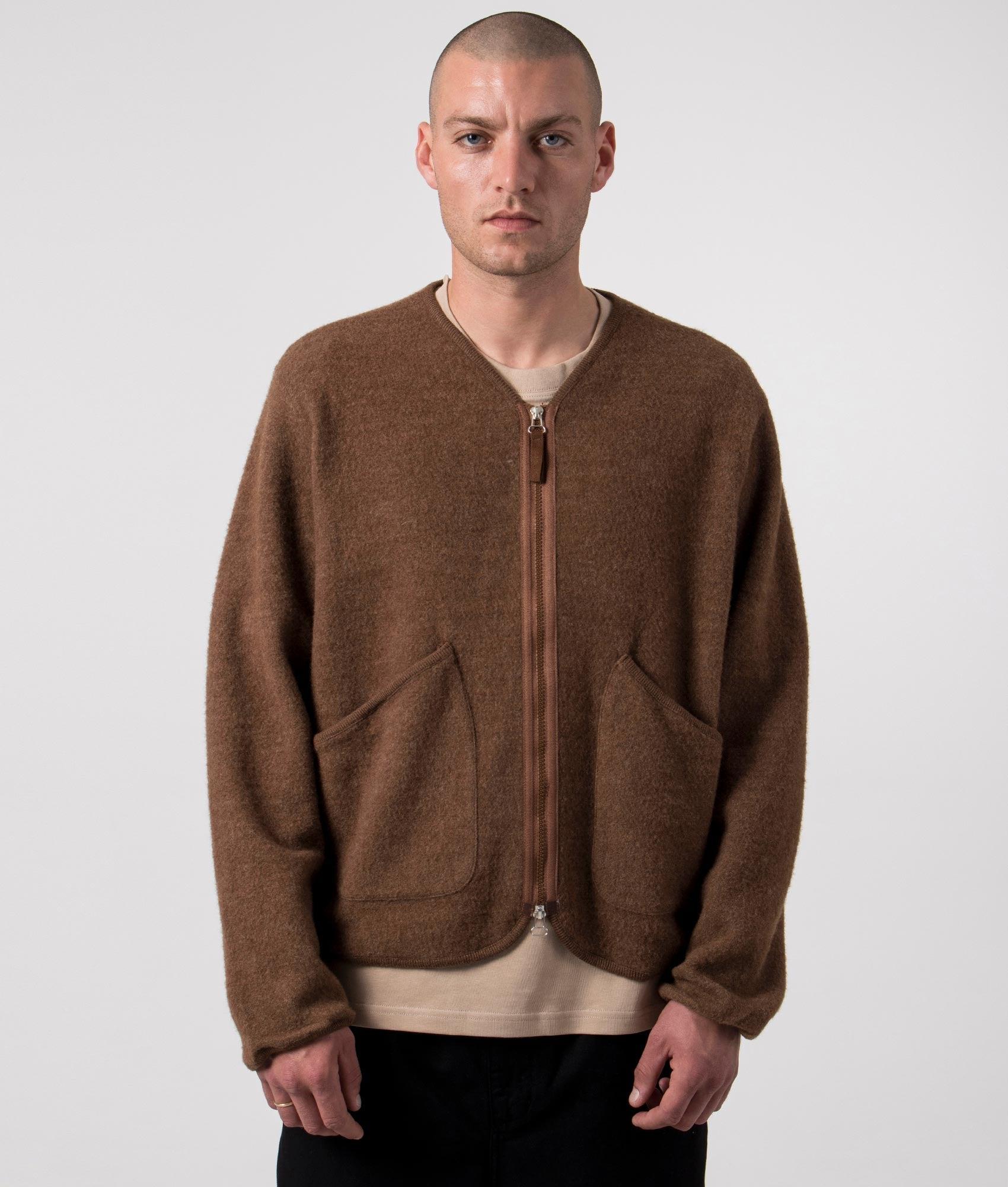 Universal Works Relaxed Fit Zip Liner Jacket in Brown for Men | Lyst UK
