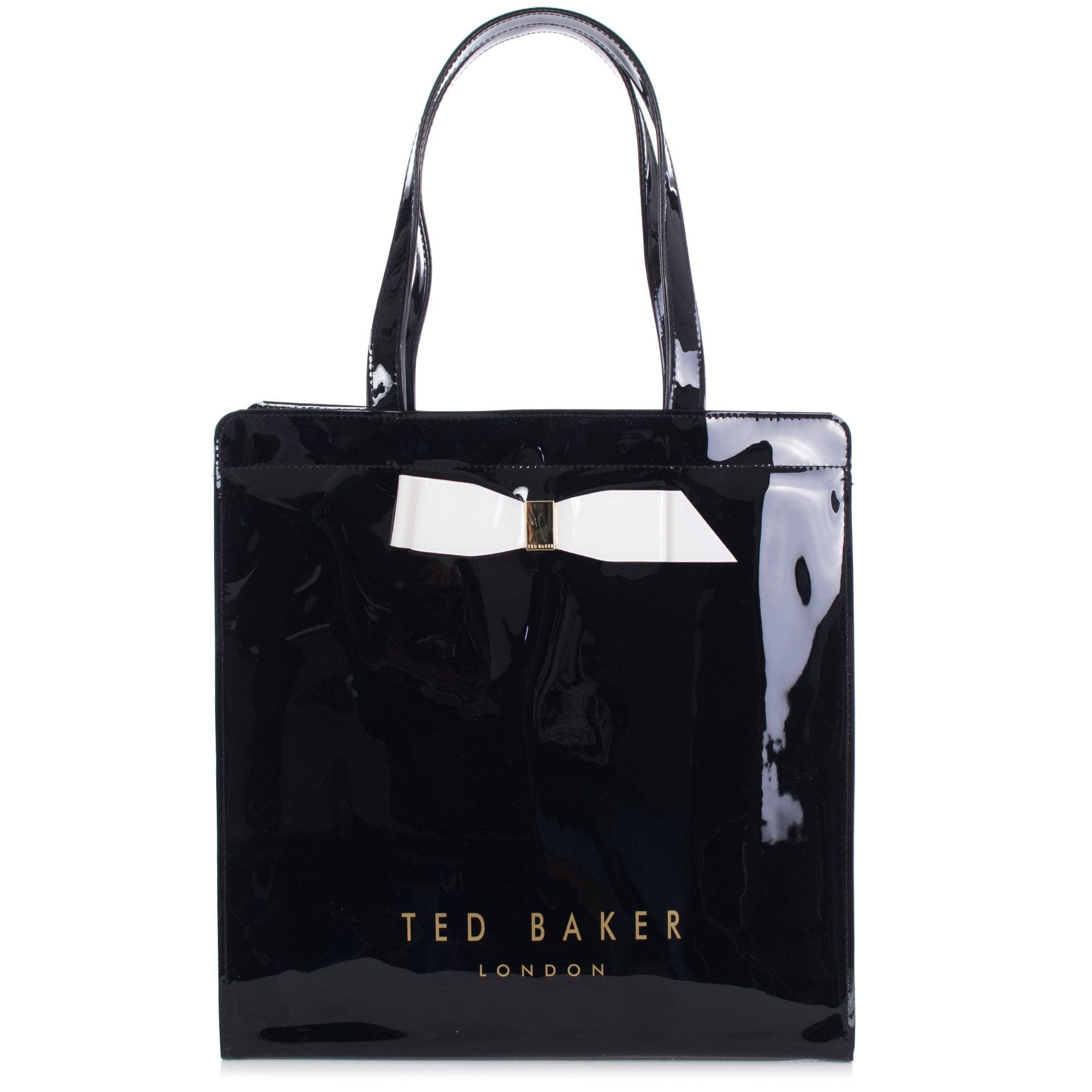 Ted Baker Almacon Bow Large Icon Bag in Black | Lyst UK