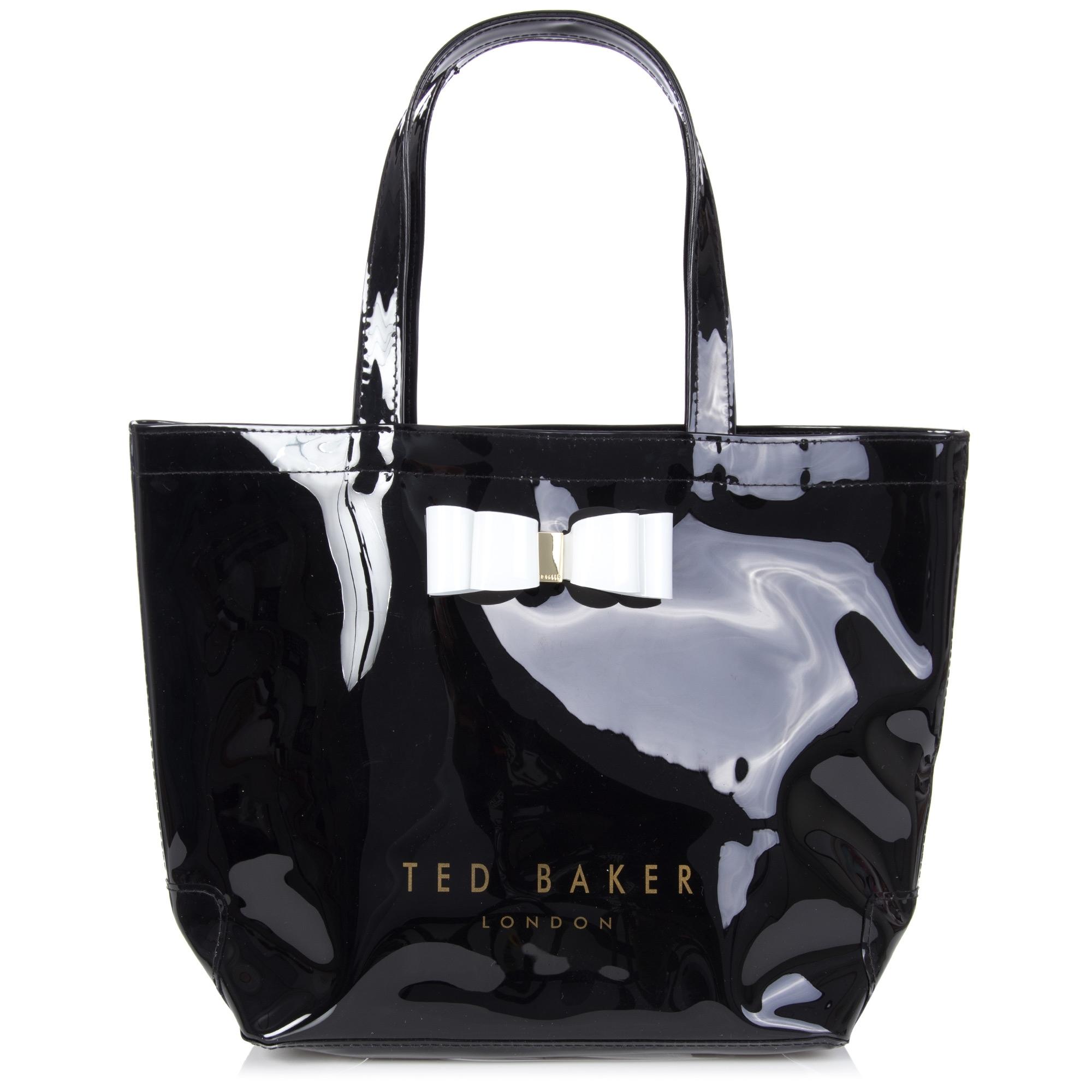 Ted Baker Bow Large Icon Bag in Black | Lyst UK