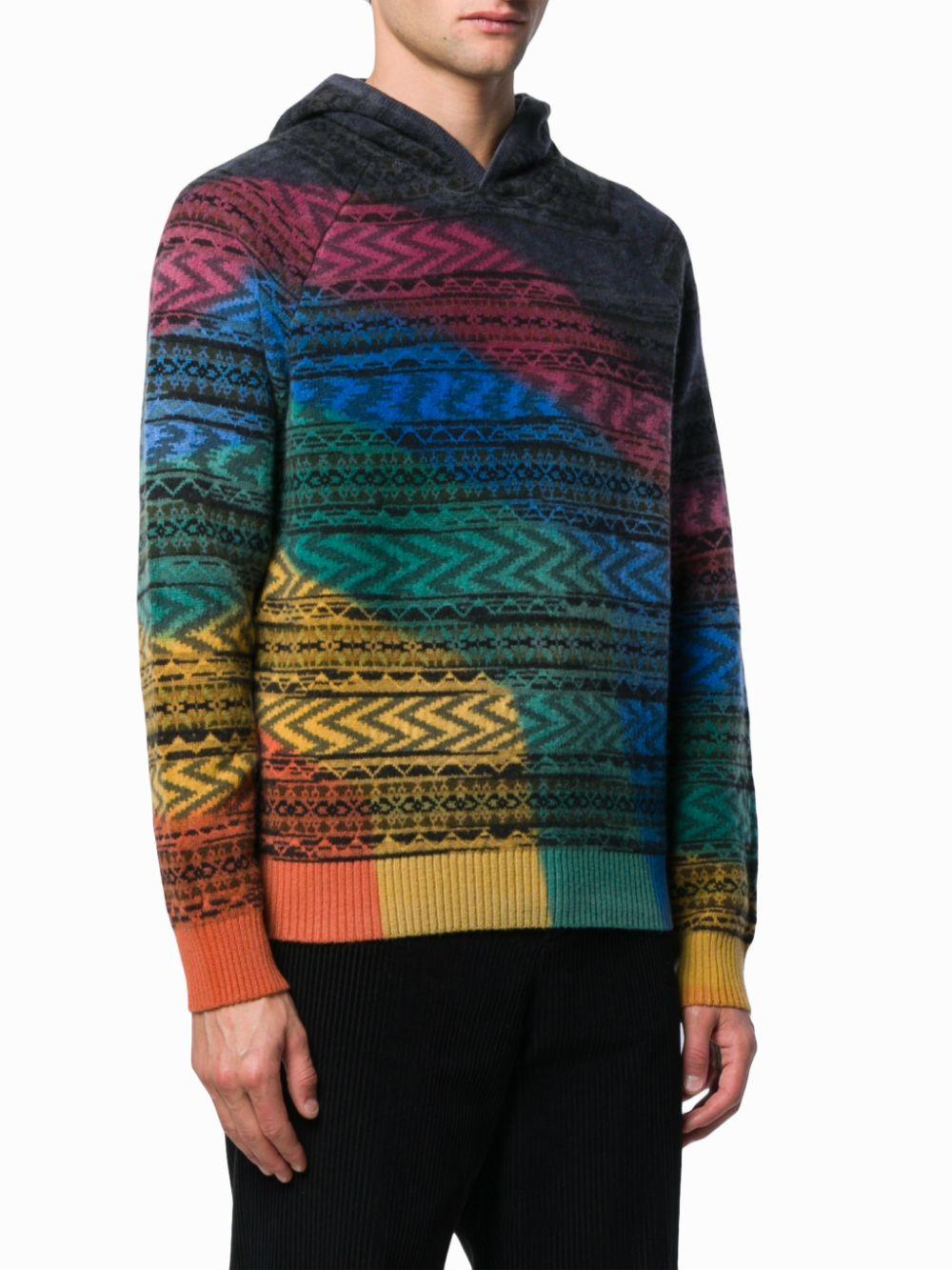 Missoni Wool Patterned-knit Hoodie for Men - Save 17% - Lyst