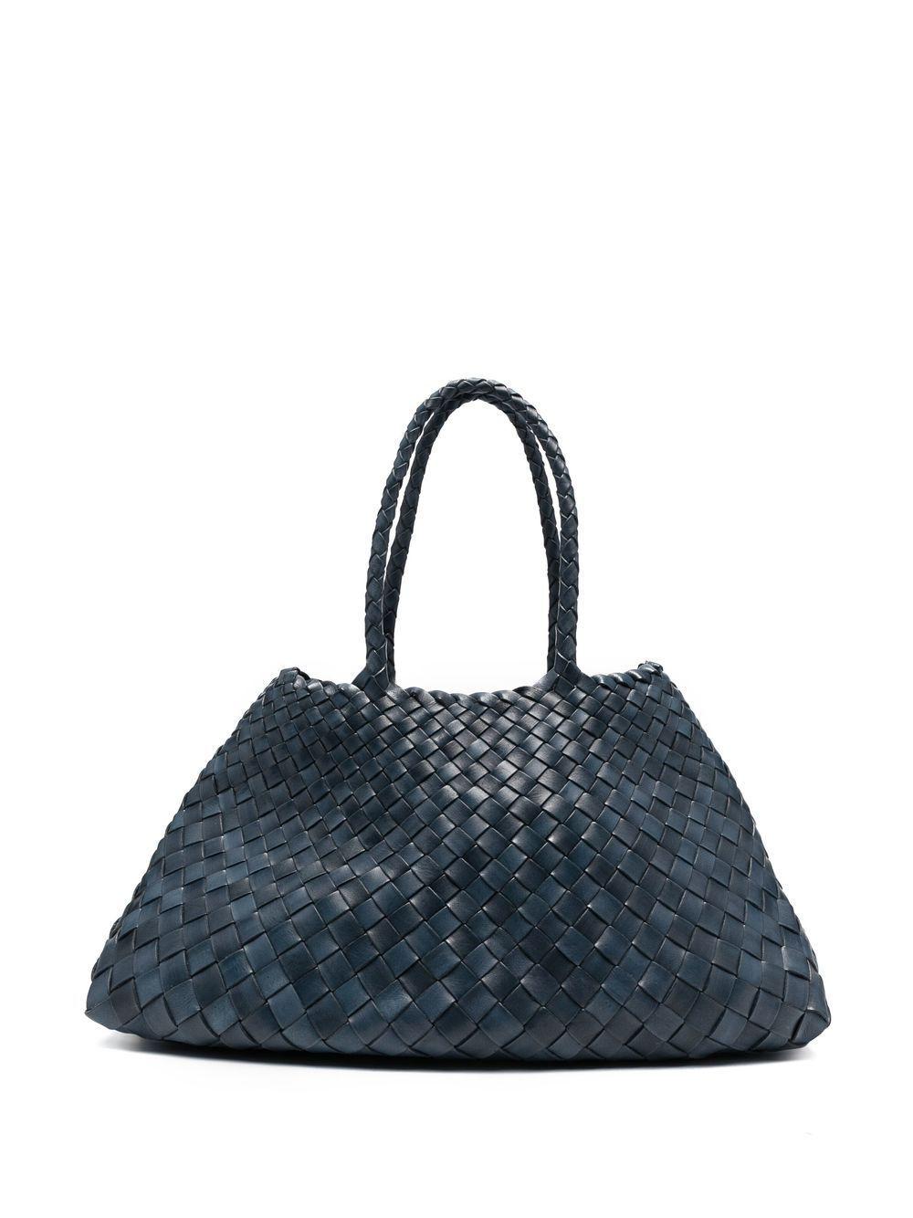 Dragon Diffusion Woven Shoulder Bag in Blue | Lyst